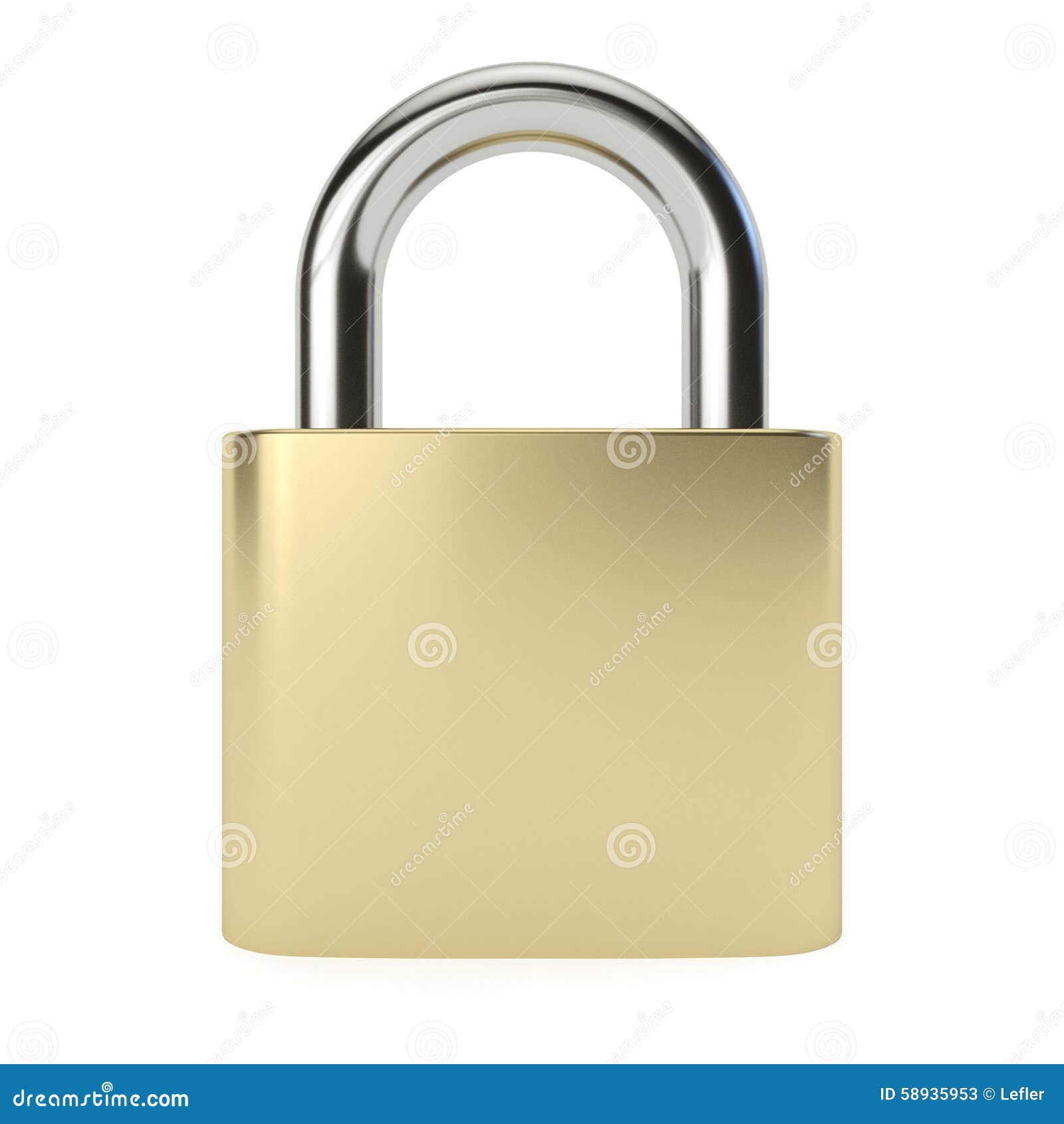 Padlock stock illustration. Illustration of yellow, design - 58935953