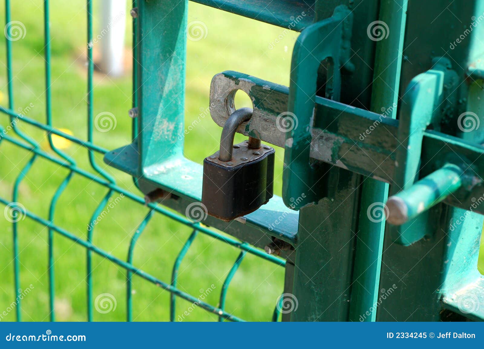 Padlocked Gate stock image. Image of safeguard, exclusion - 2334245