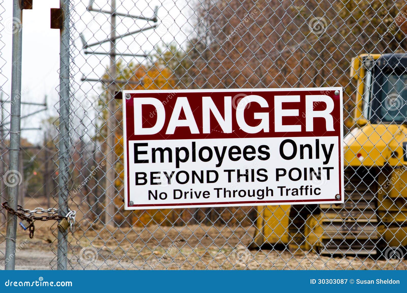 Danger work area stock image. Image of gate, workarea - 30303087