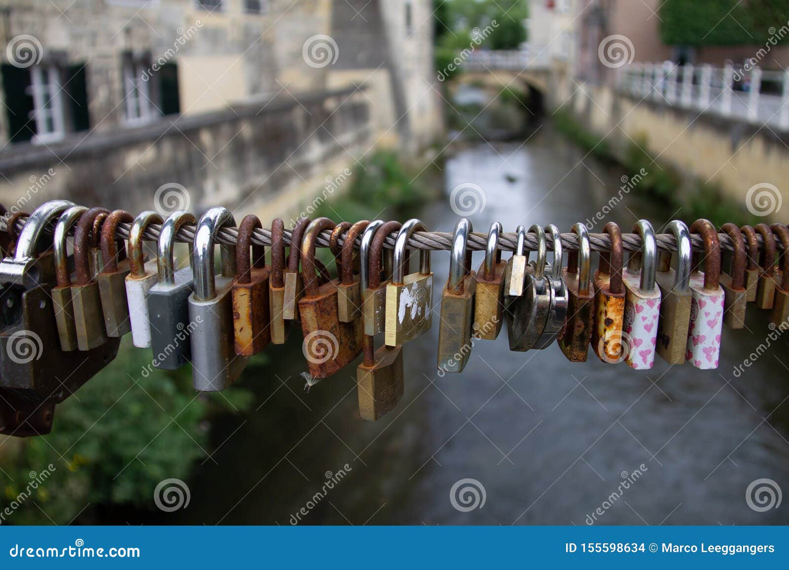 Padlocks, Love Lock on a Bridge As a Sign of Connection Stock Photo ... Padlocks, Love Lock on a Bridge As a Sign of Connection Stock Photo ...