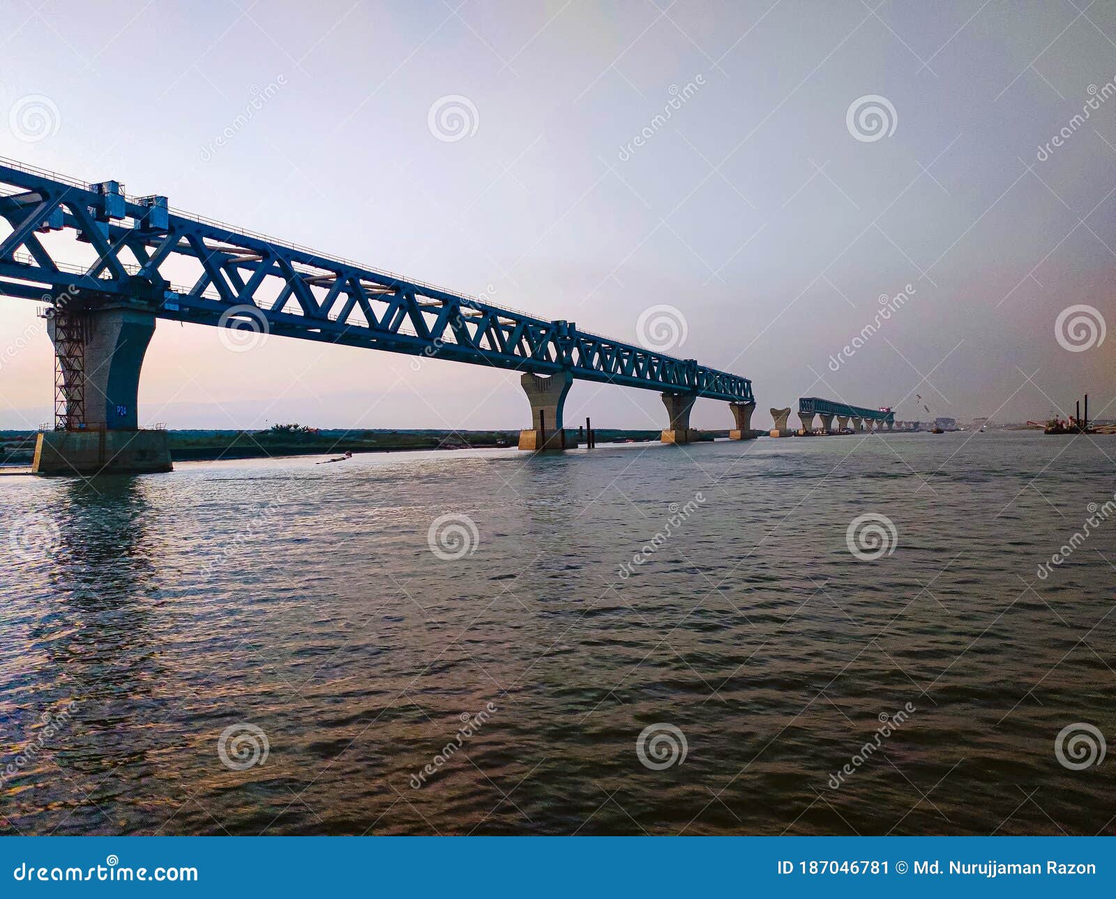 Padma Bridge Under Construction Royalty-Free Stock Photography ...