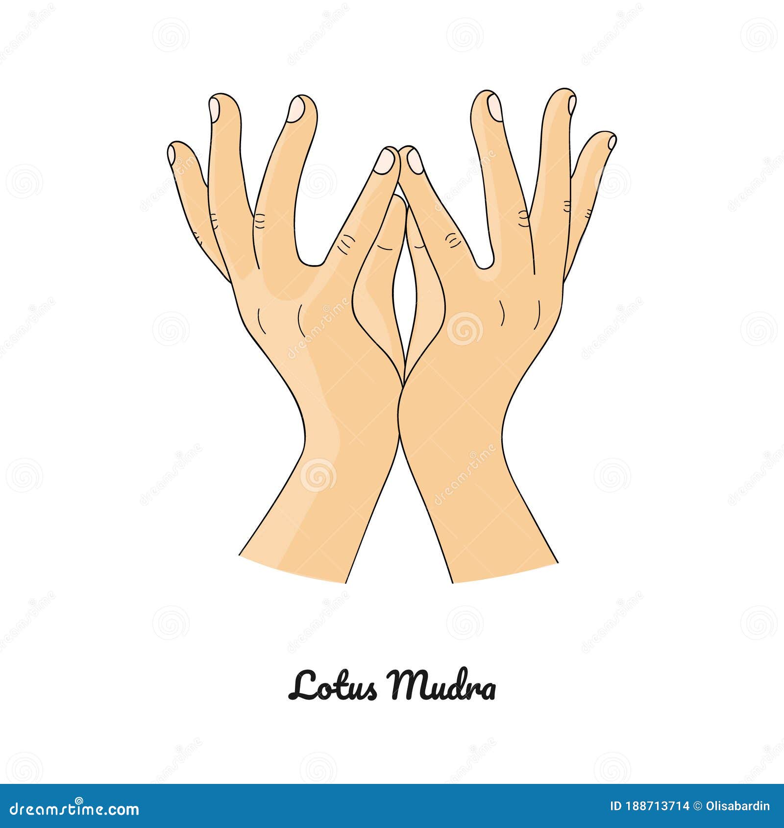 Mudra Gesture Stock Illustrations – 1,018 Mudra Gesture Stock ...