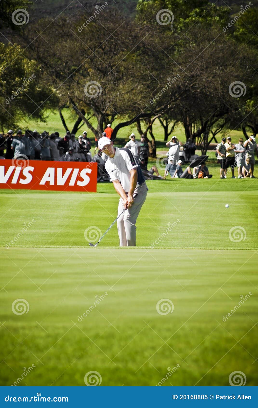 Padraig Harrington on the 17th Green Editorial Image - Image of sign ...