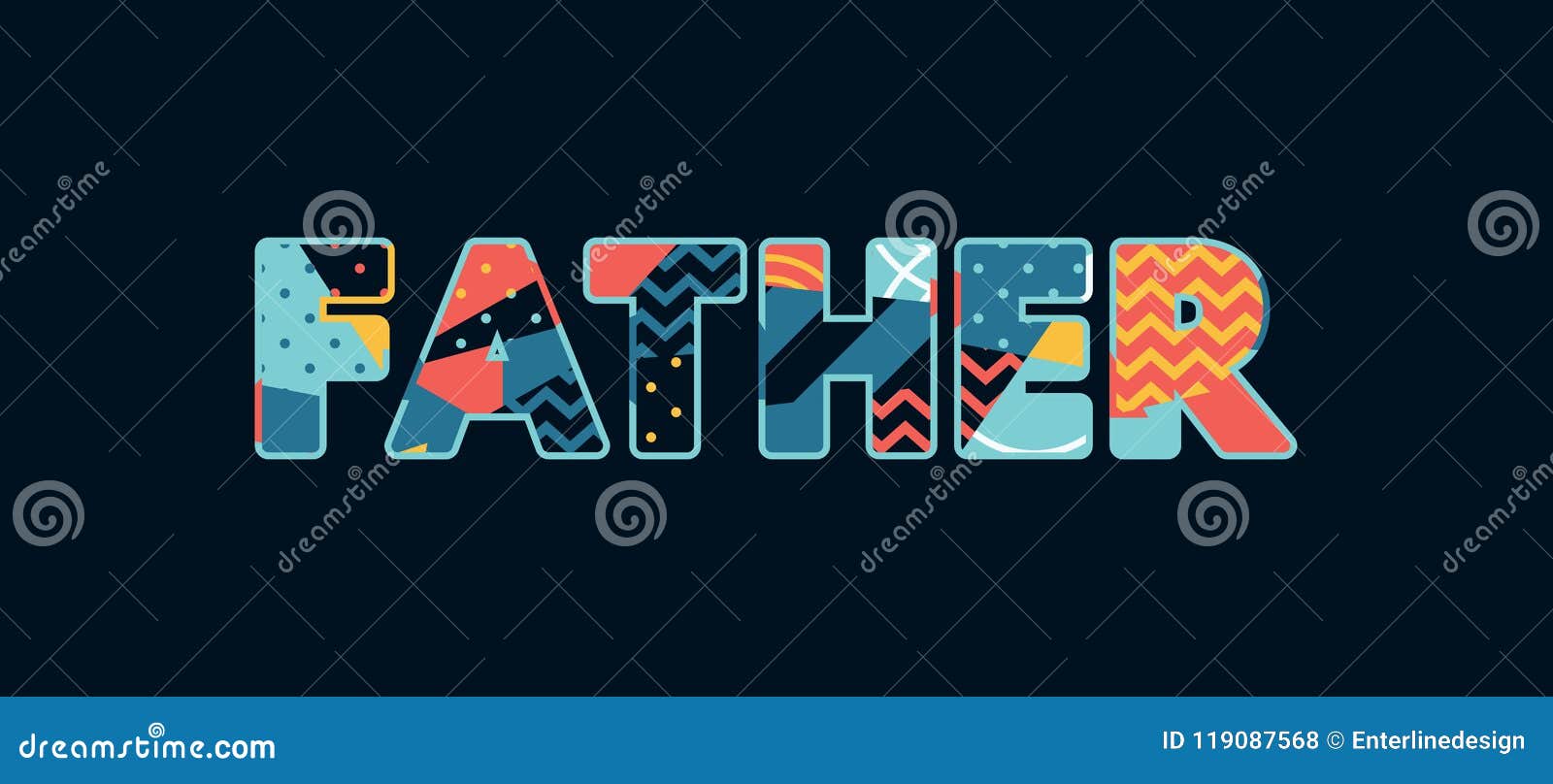 Padre Concept Word Art Illustration Ilustración del Vector ...