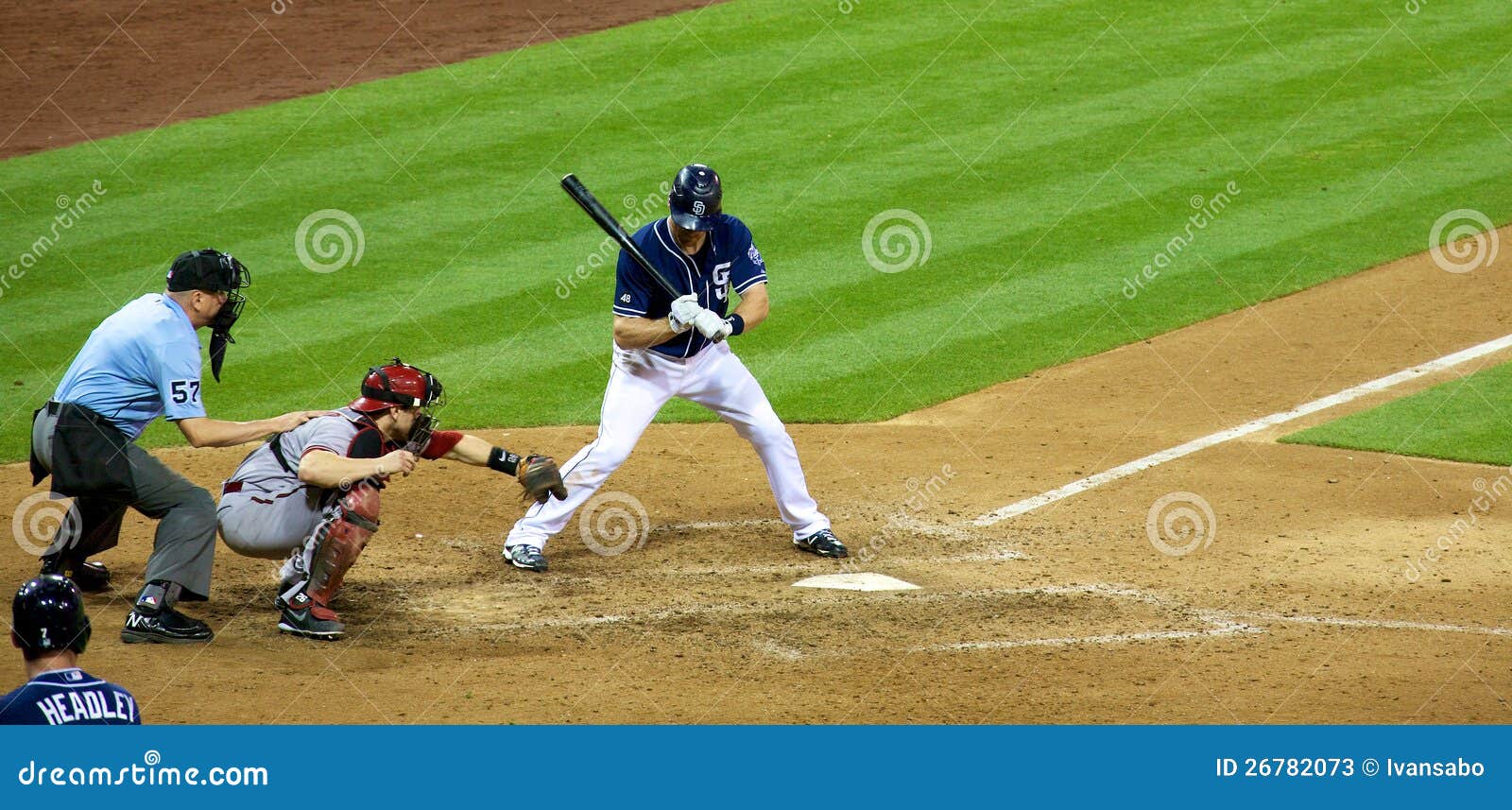 Padres vs Diamondbacks editorial stock photo. Image of competition ...