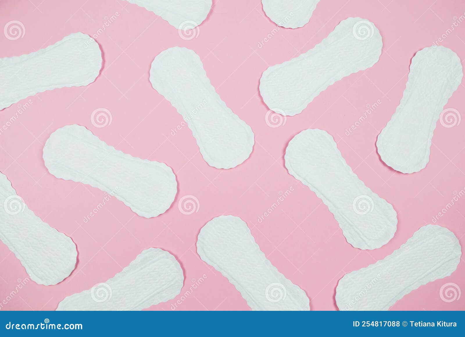 Pads on a pink background stock photo. Image of closeup - 254817088