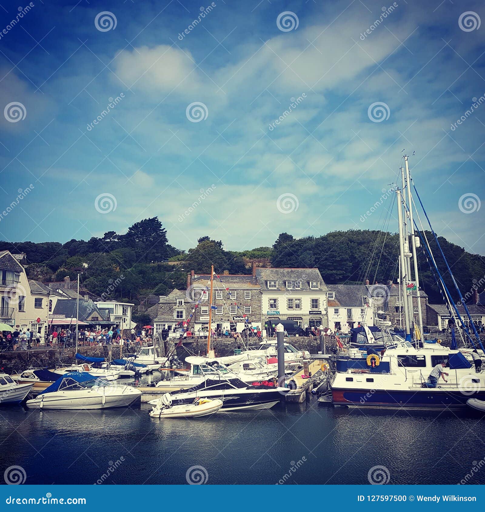 Padstow, cornwall editorial image. Image of english - 127597500