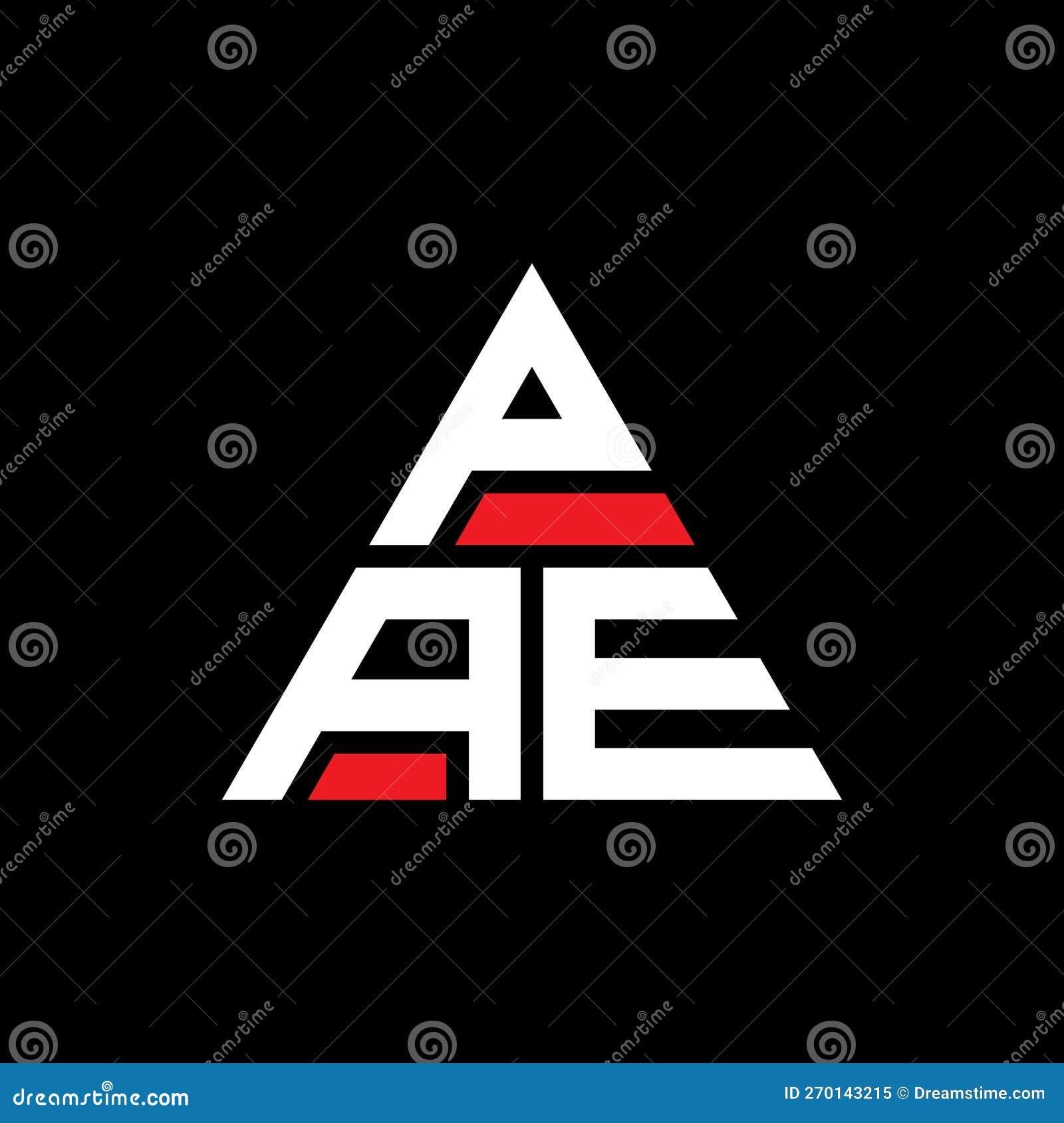 PAE Triangle Letter Logo Design with Triangle Shape. PAE Triangle Logo ...