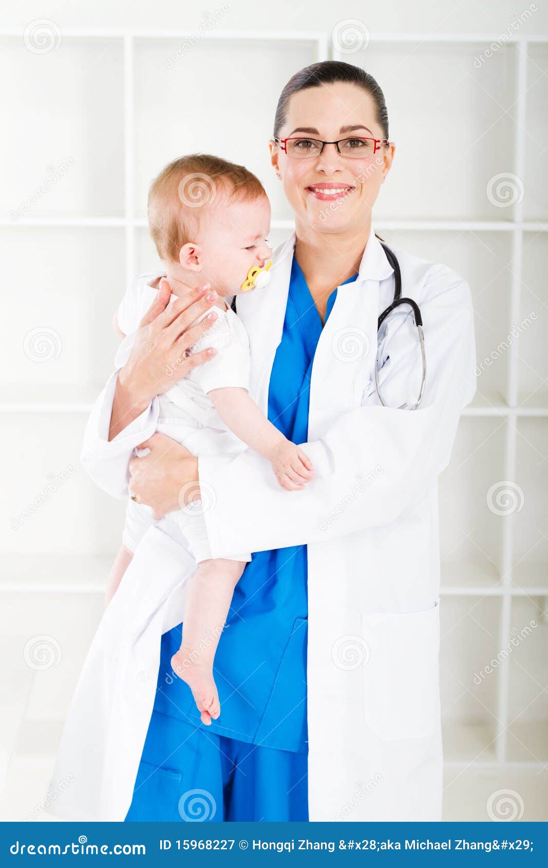 Paediatric nurse stock image. Image of clever, appointment - 15968227