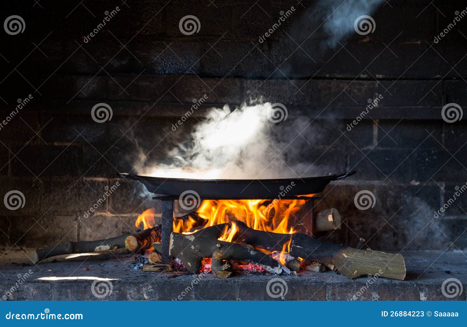 Paella And Light Stock Image Image Of Food Side Large 26884223