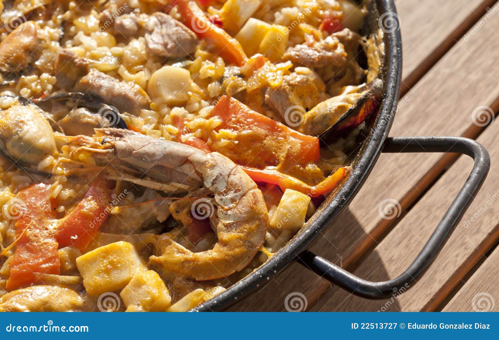 Paella rice stock image. Image of chicken, fire, food - 22513727