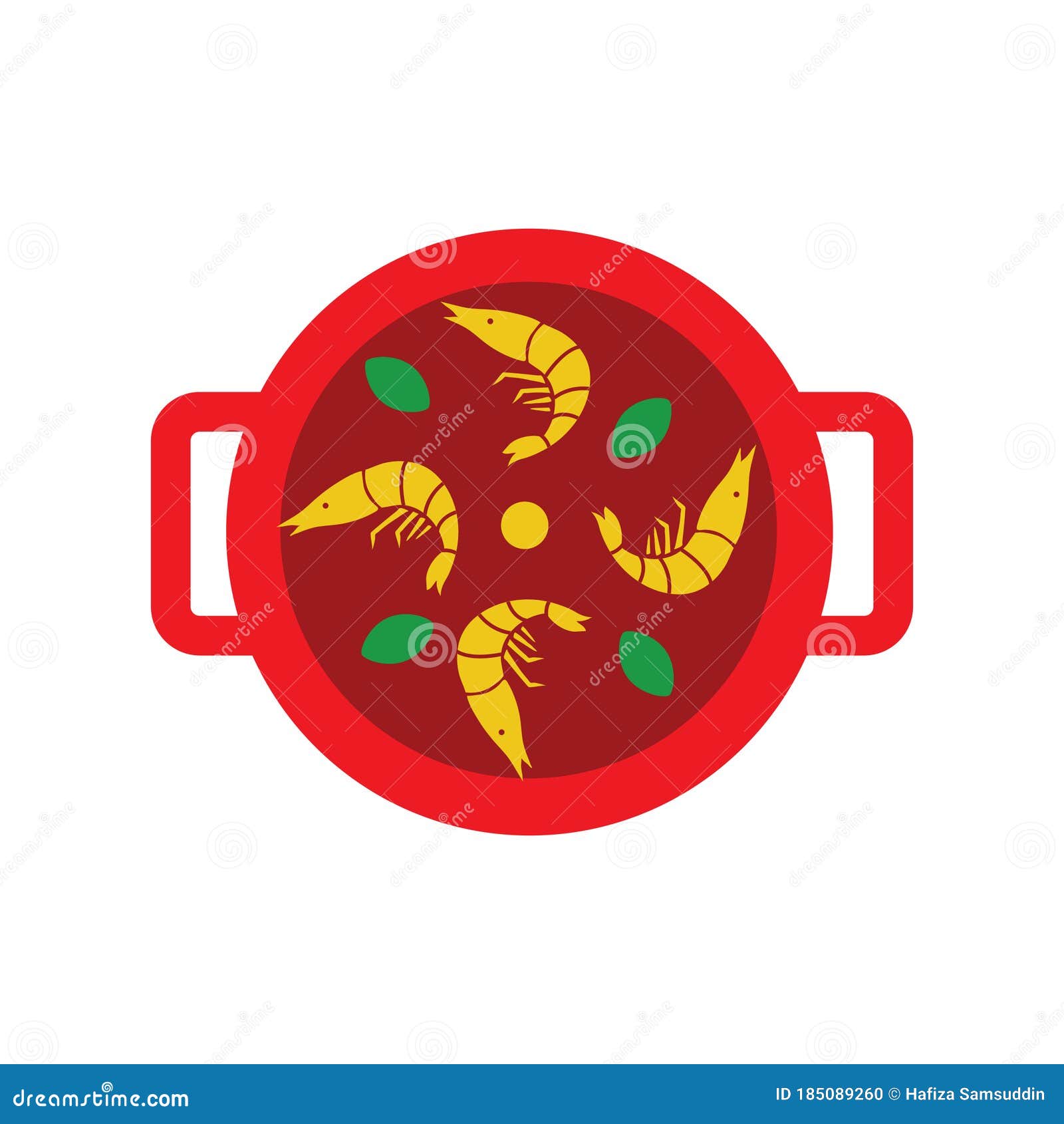 Paella. Vector Illustration Decorative Design Stock Vector ...