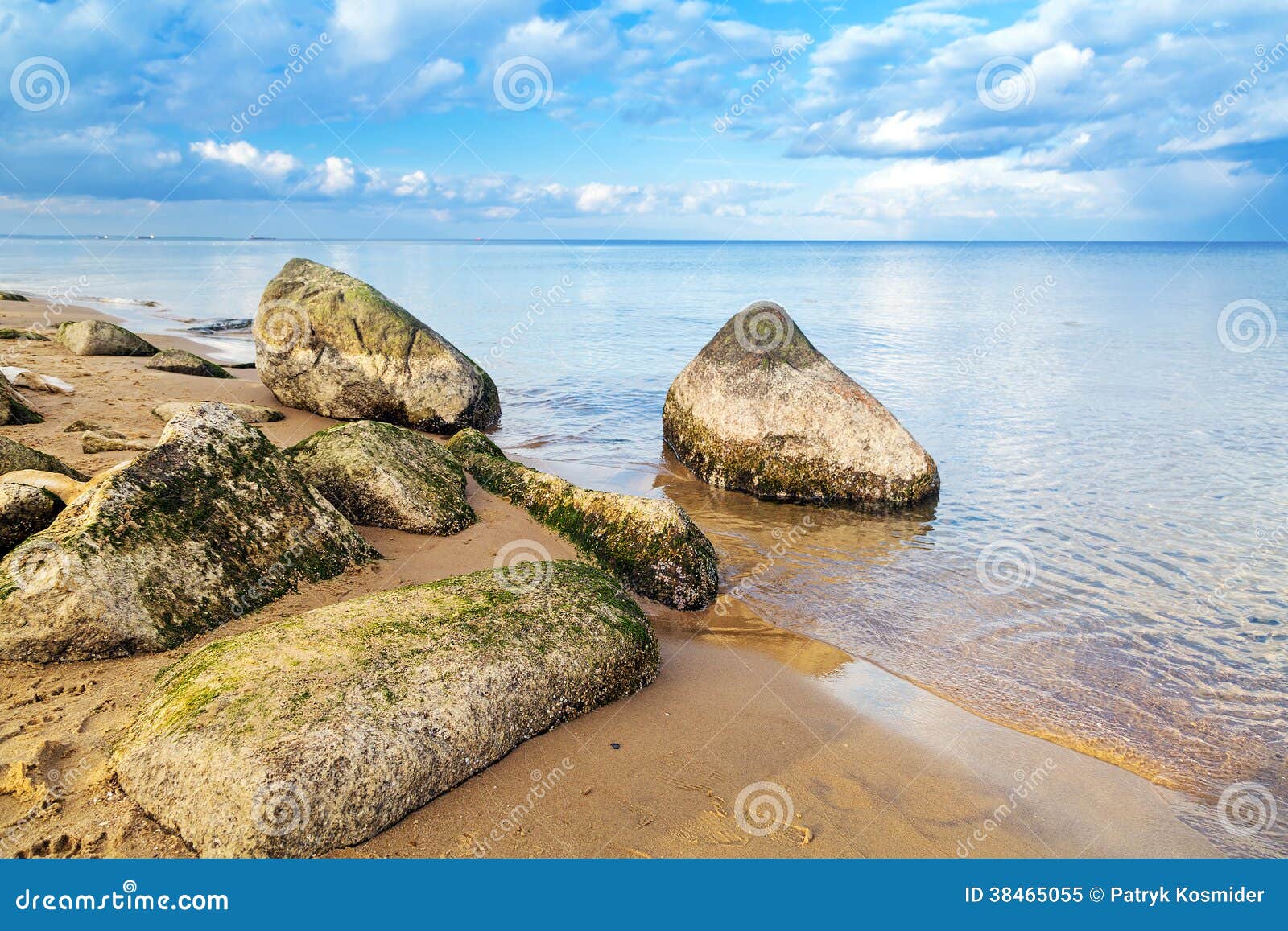 Paesaggio Calmo Del Mar Baltico Immagine Stock - Immagine di baltico ...