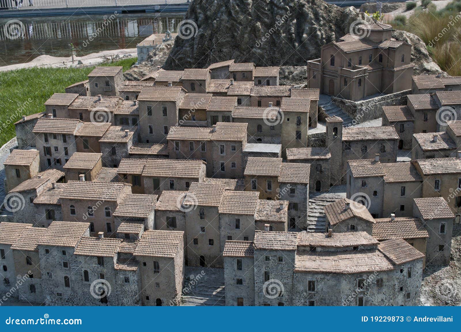 Paese stock image. Image of reconstruction, italian, small - 19229873