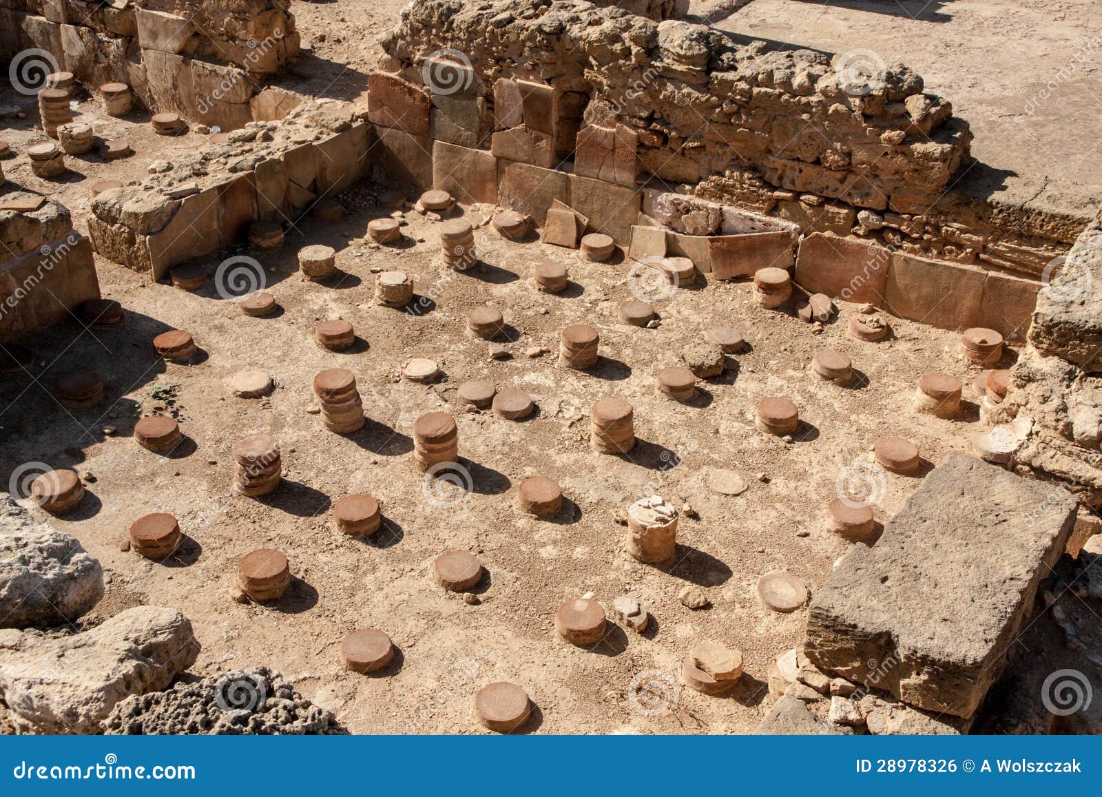 Pafos Mosiacs stock photo. Image of clay, cyprus, landmarks - 28978326