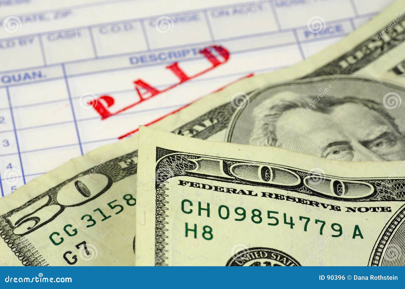 Pagado foto de archivo. Imagen de cuenta, pagado, servicio - 90396