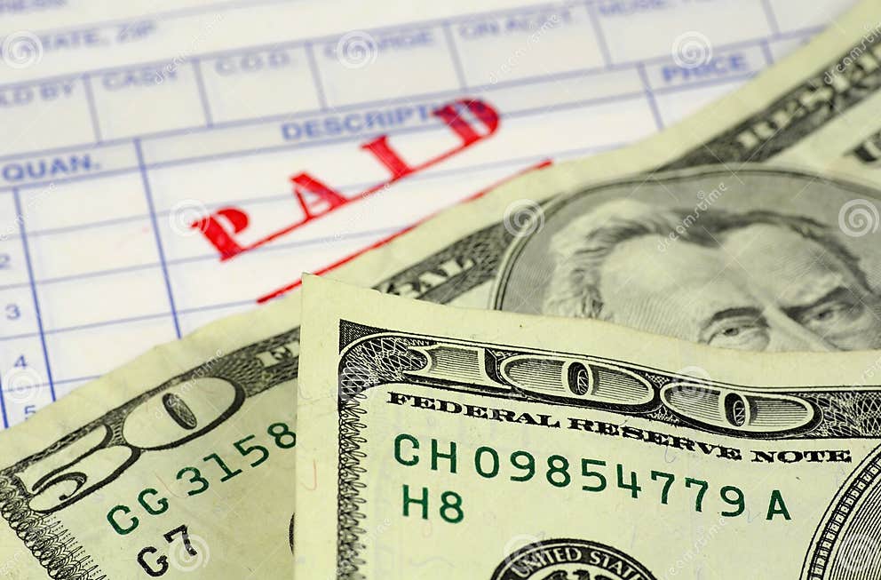 Pagado foto de archivo. Imagen de cuenta, pagado, servicio - 90396