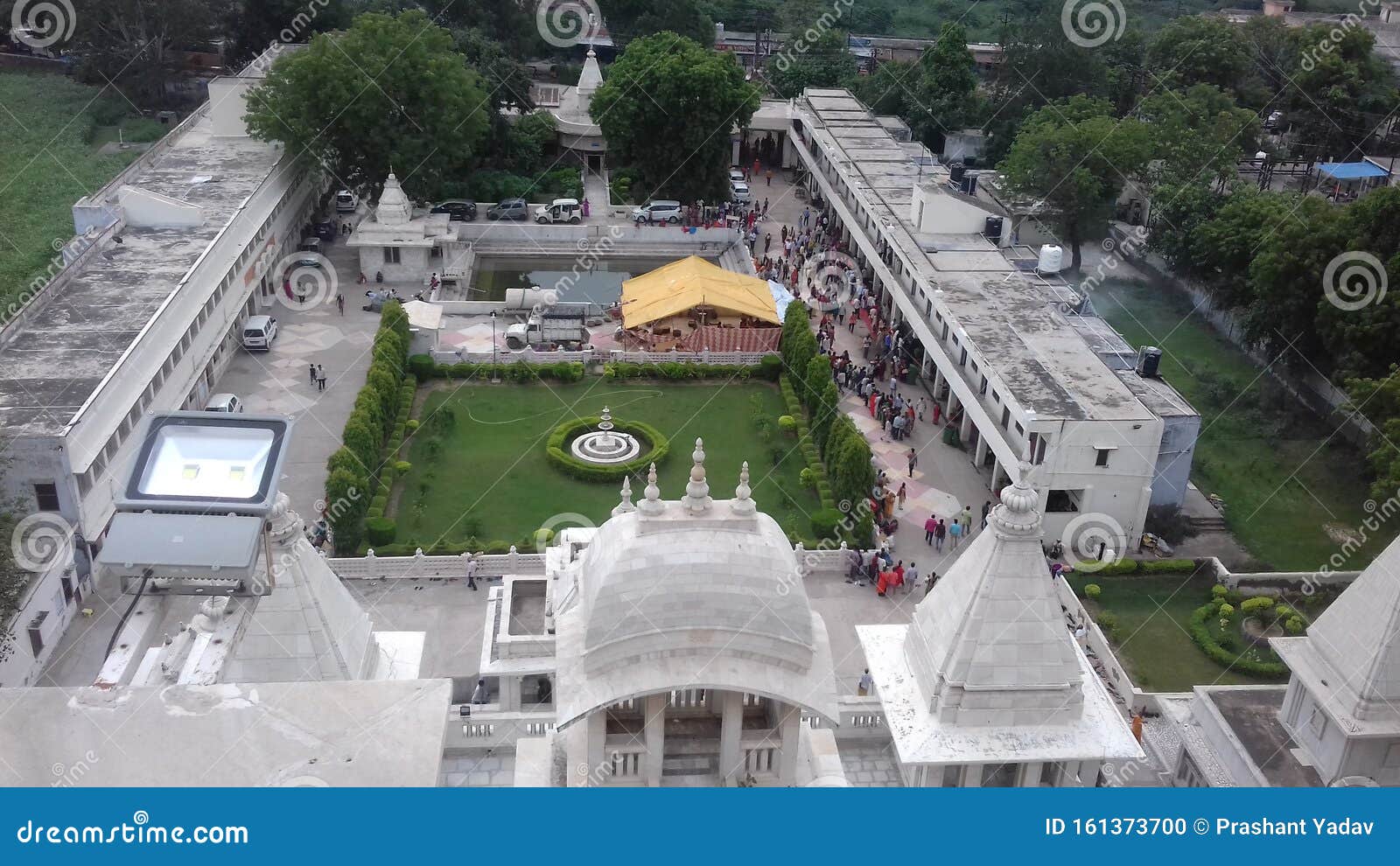 Pagal Baba Temple Vrindavan Uttarpradesh India Stock Photo - Image of ...