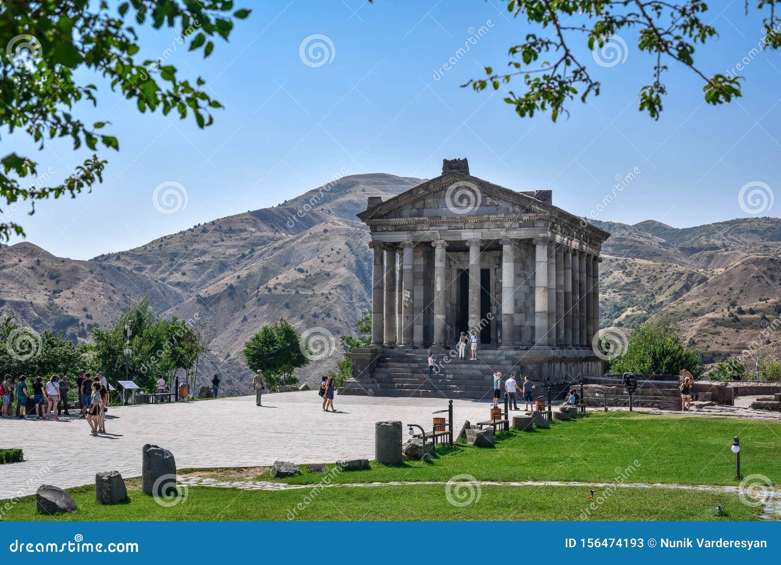 Pagan Temple in Armenia, Garni, Editorial Stock Photo - Image of garni ...