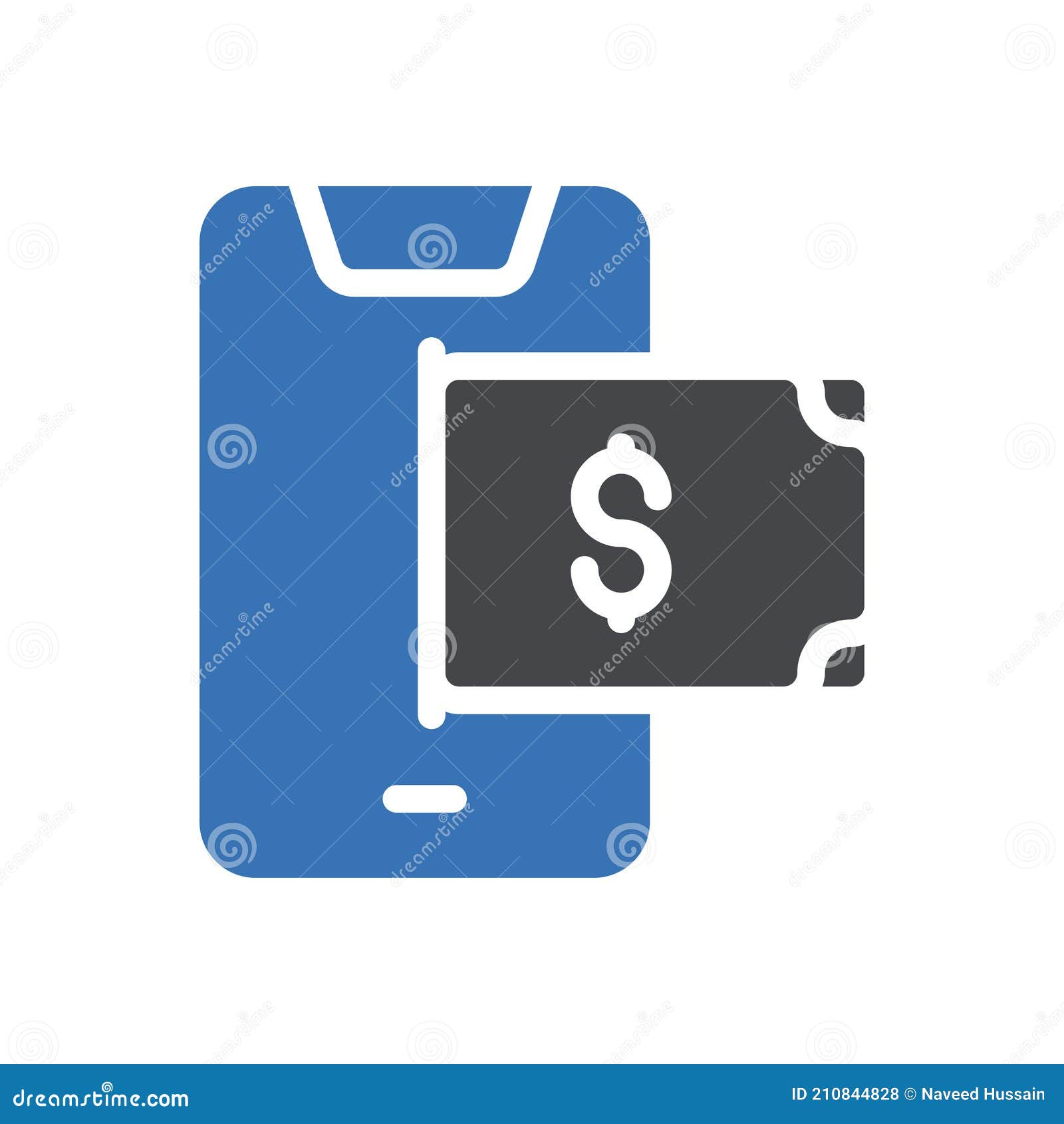 Pagar ilustración del vector. Ilustración de paga, servicio - 210844828