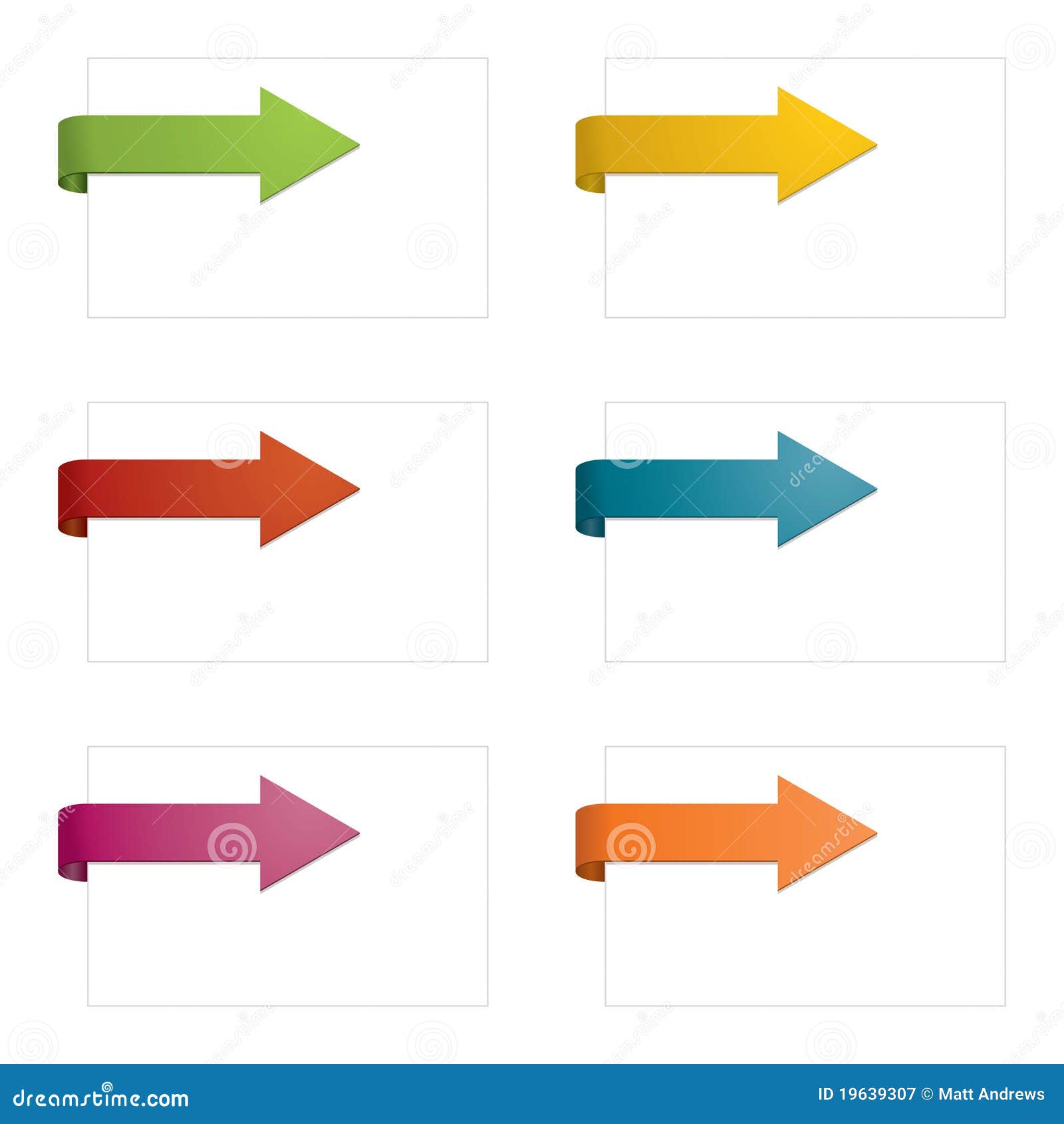 Page arrows stock vector. Illustration of magenta, direction - 19639307