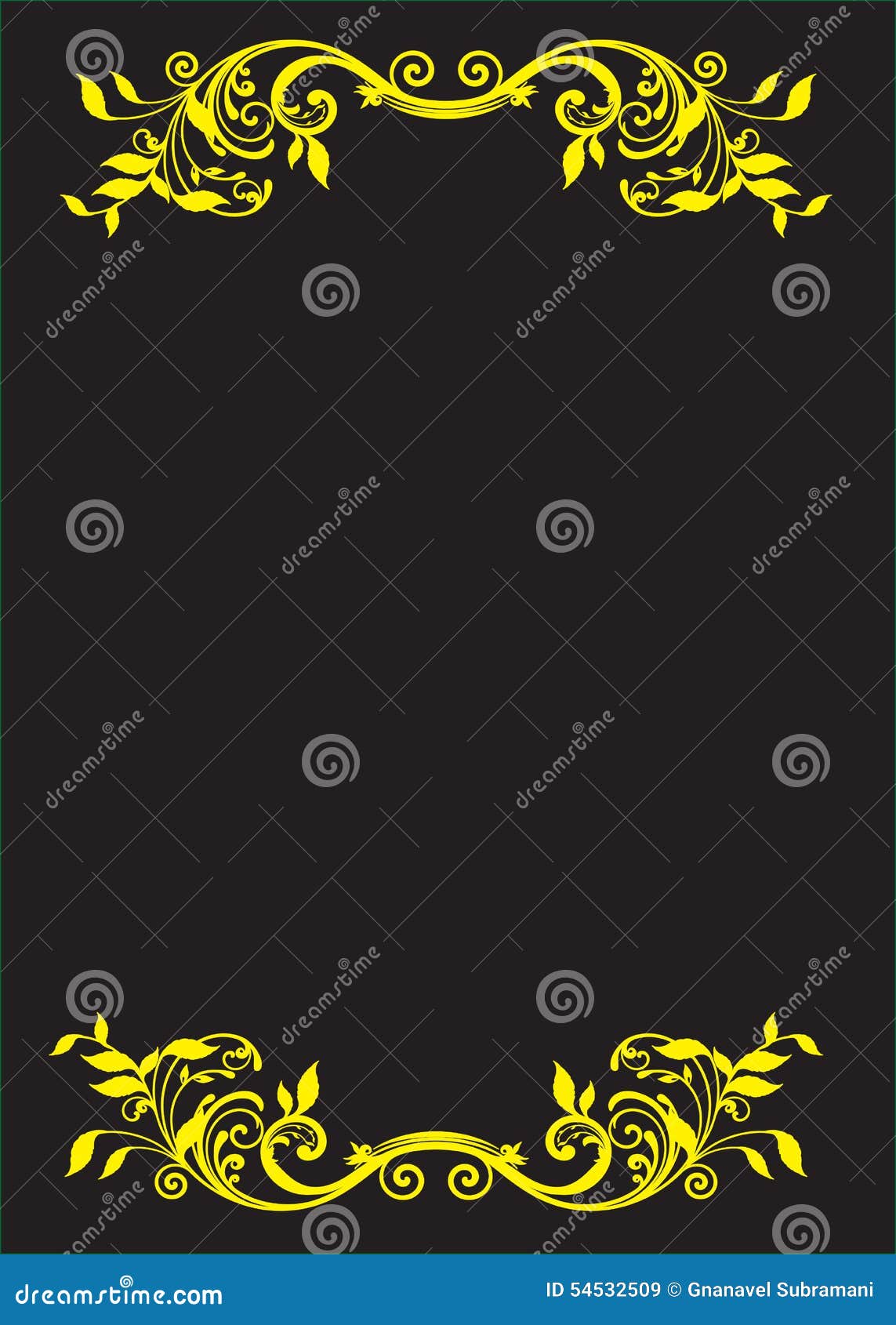 Page Border stock illustration. Illustration of borders - 54532509