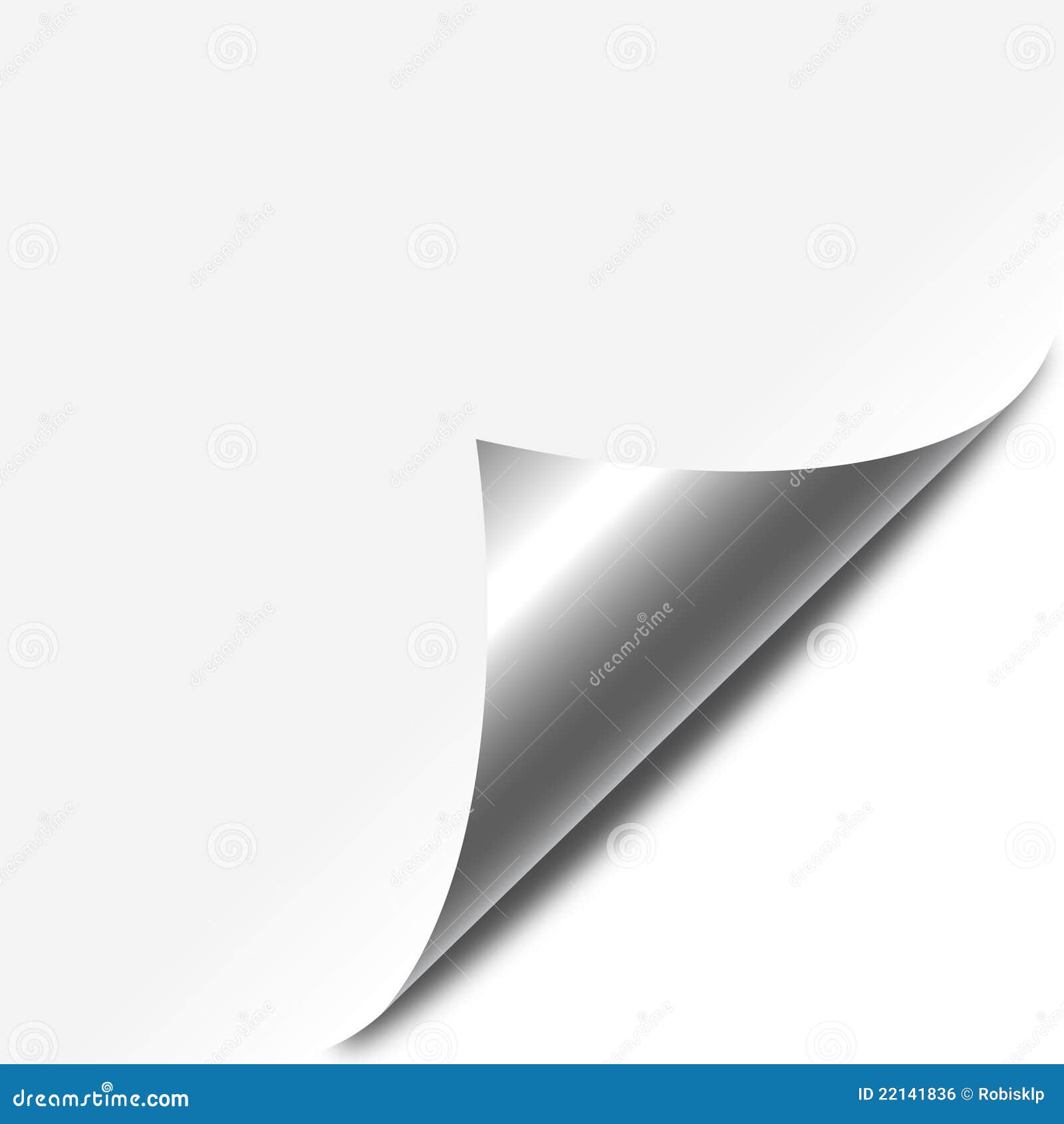 Page Curl stock vector. Illustration of paper, canvas - 22141836