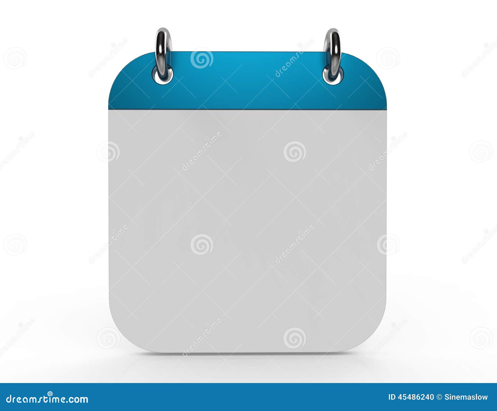 Page de calendrier illustration stock. Illustration du bureau - 45486240