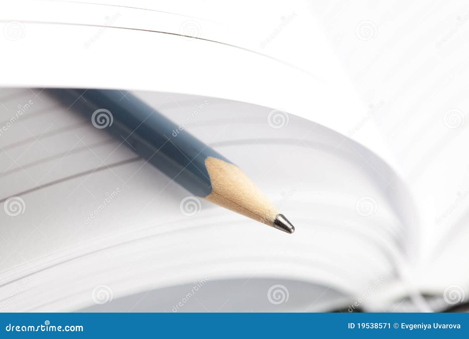 Page diary and pencil stock image. Image of document - 19538571