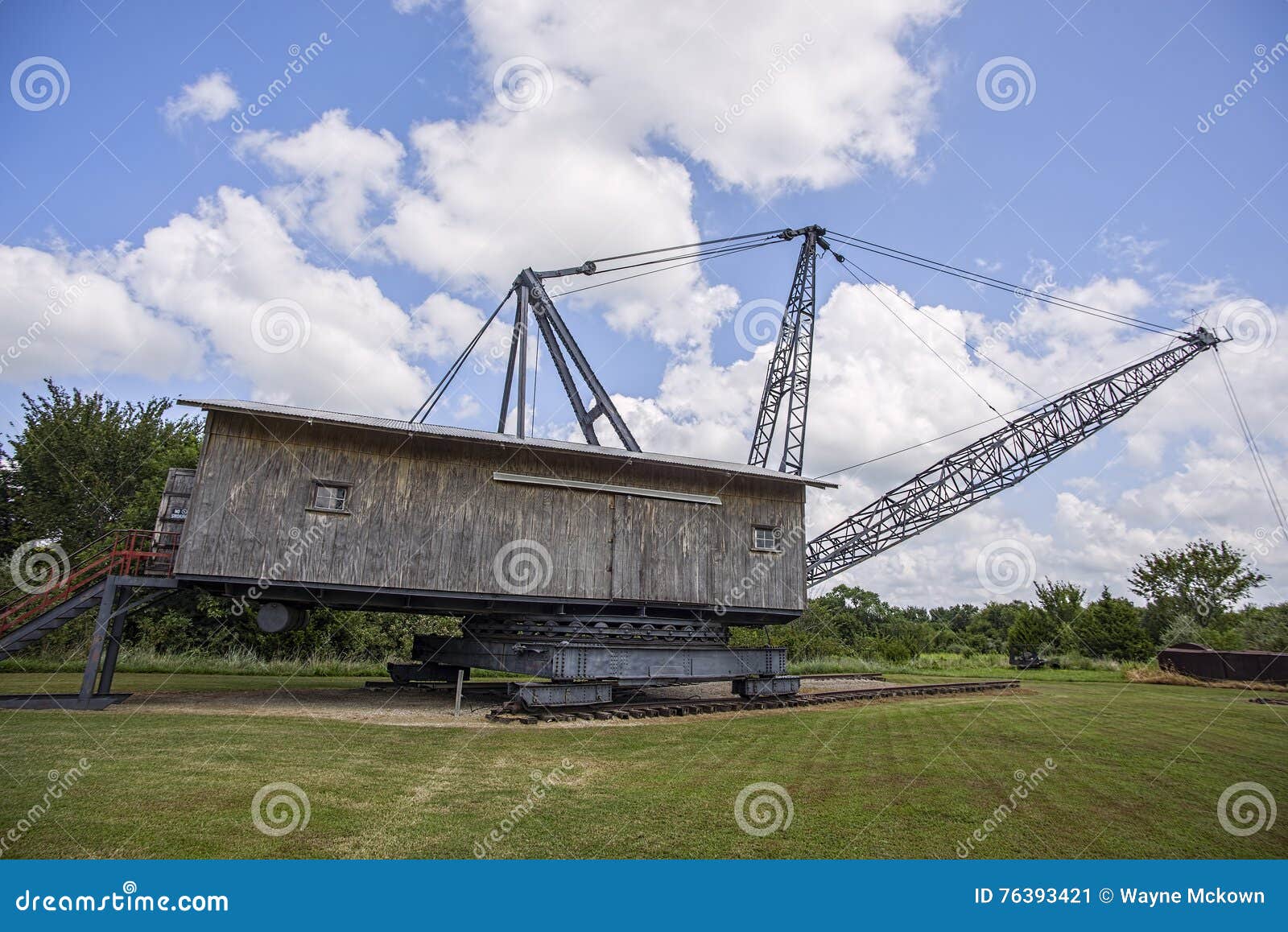 1920 Page dragline,museum stock image. Image of bucket - 76393421