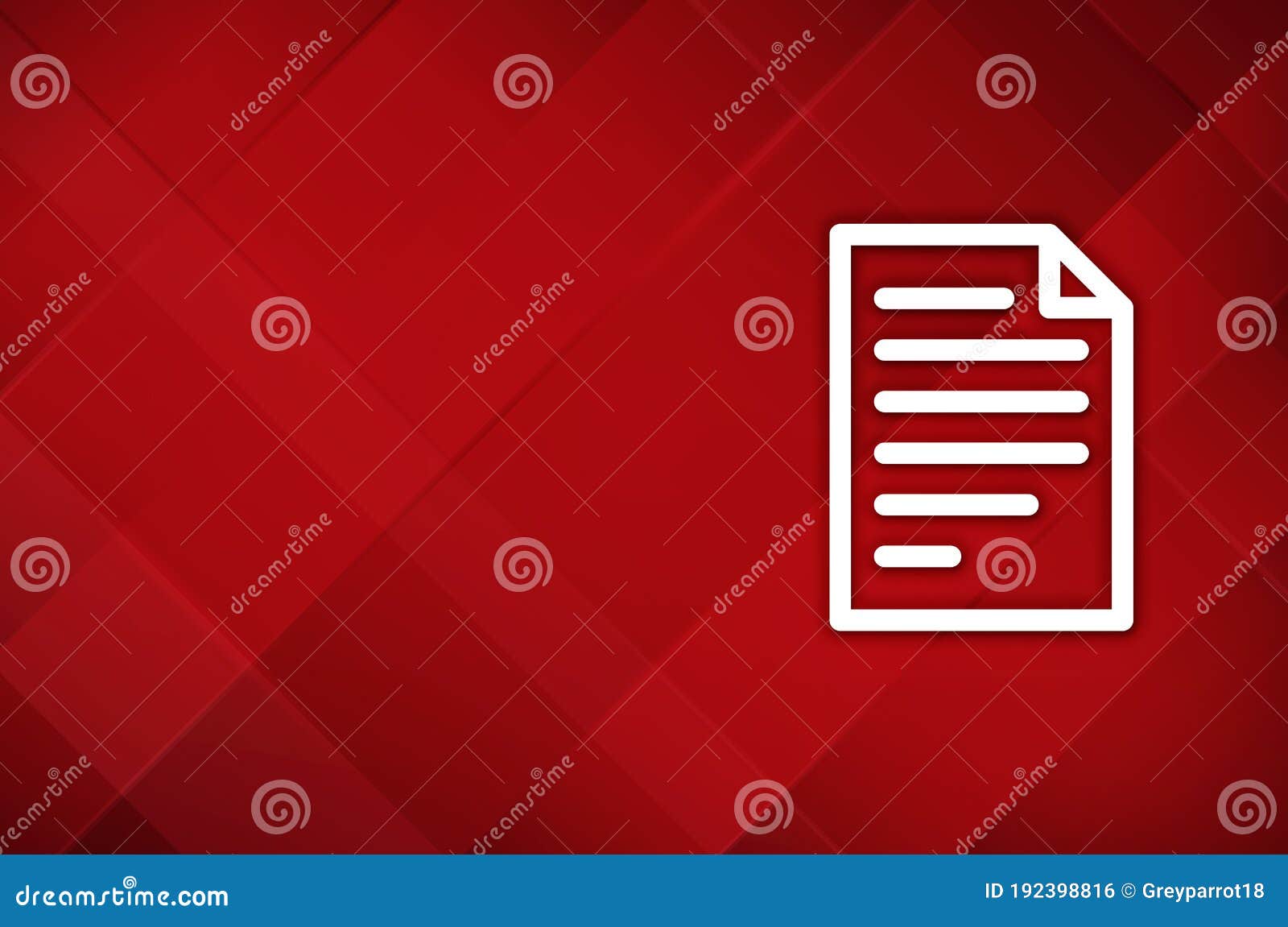 Page Icon Modern Layout Design Abstract Red Background Illustration ...