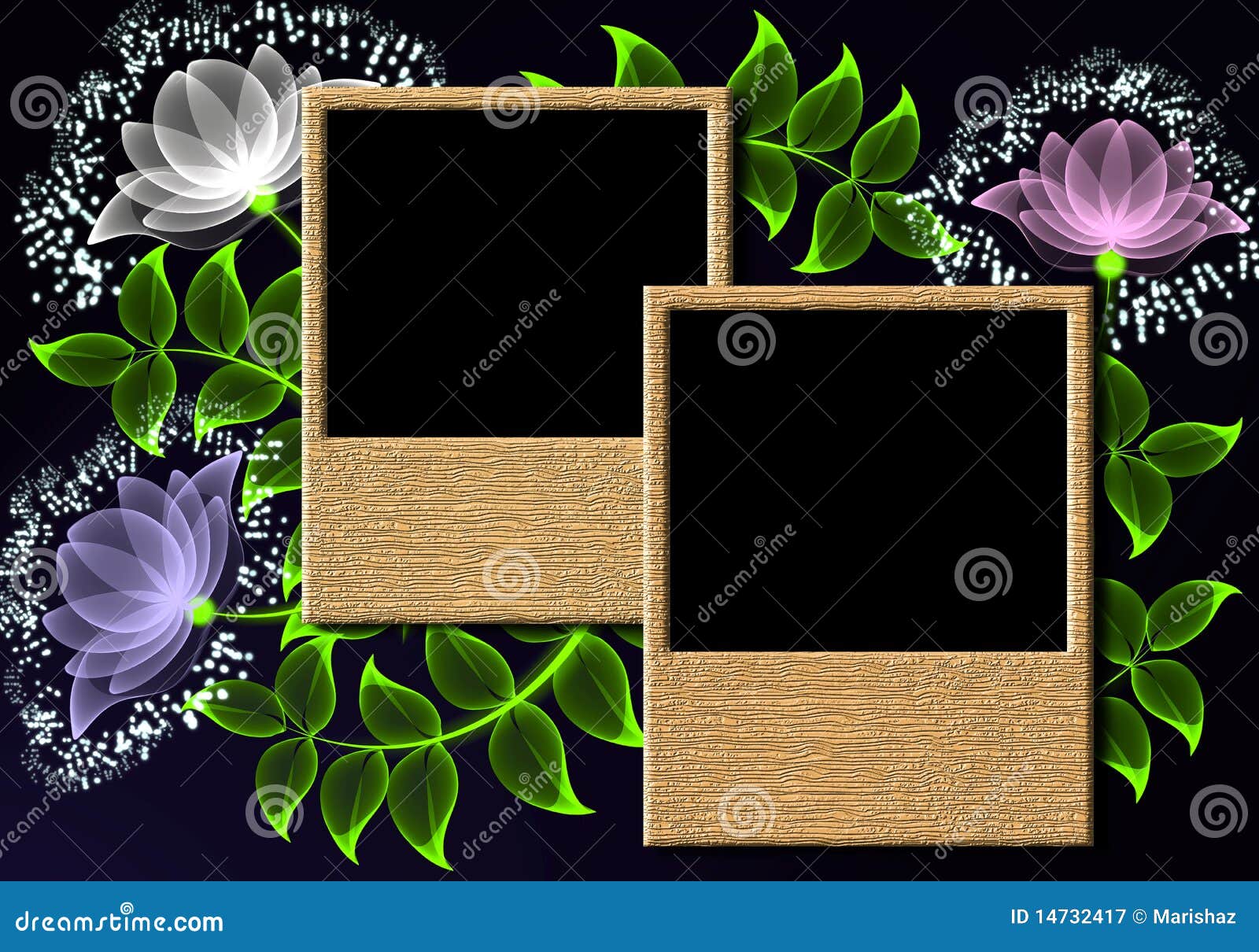 Page layout photo album stock illustration. Illustration of page - 14732417