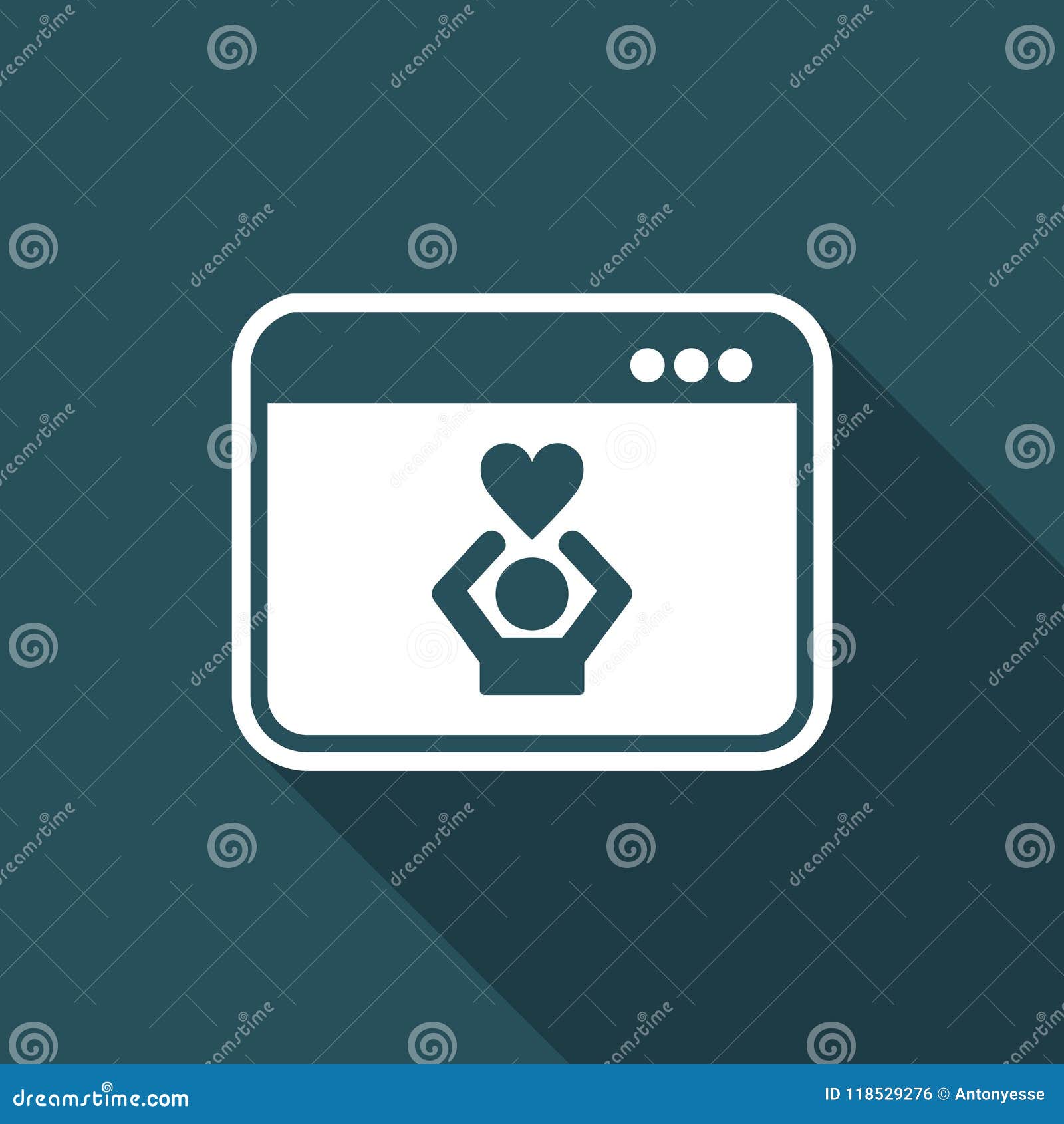 Page Like - Vector Icon for Computer Website or Application Stock ...