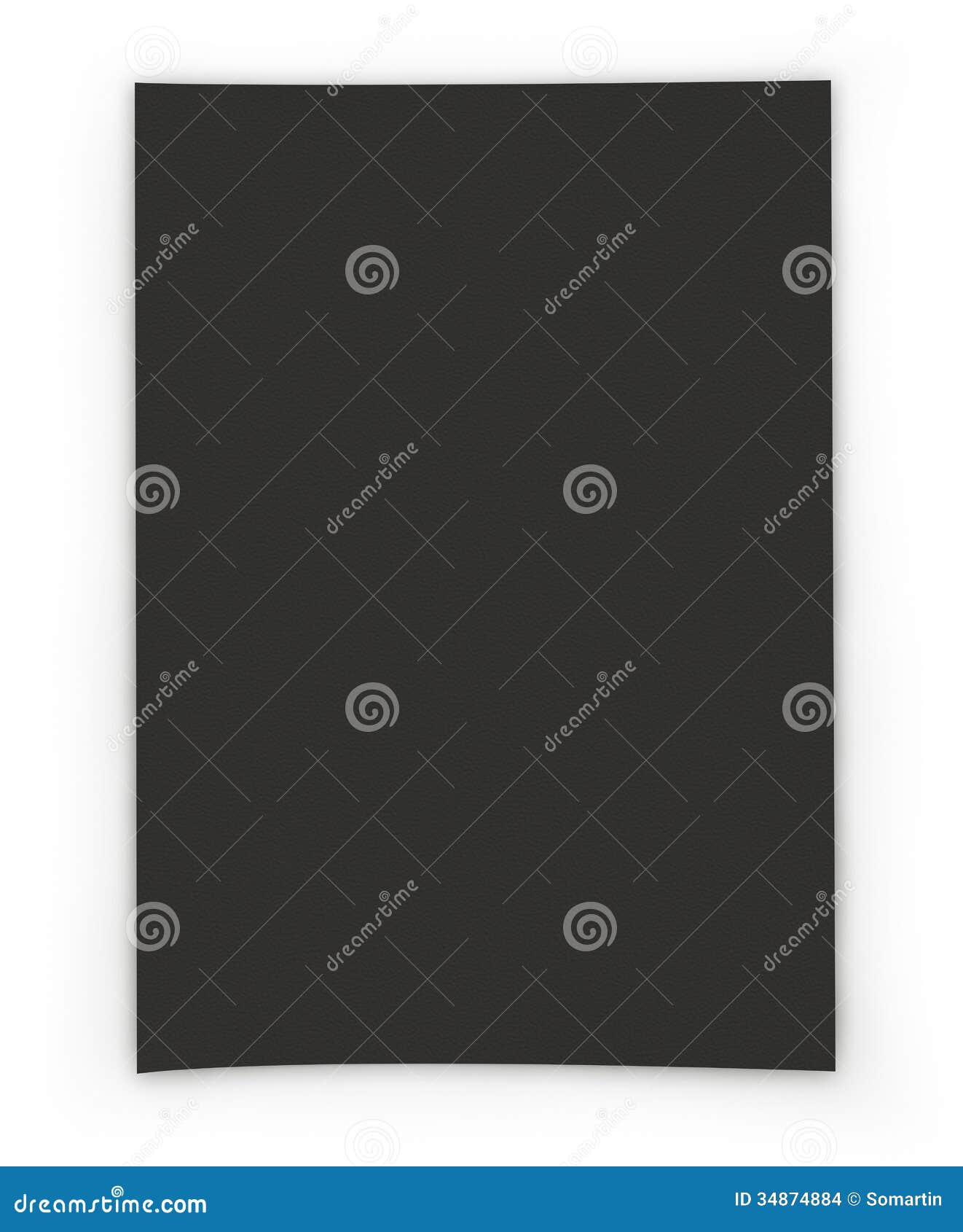 Page noire illustration stock. Illustration du papier - 34874884