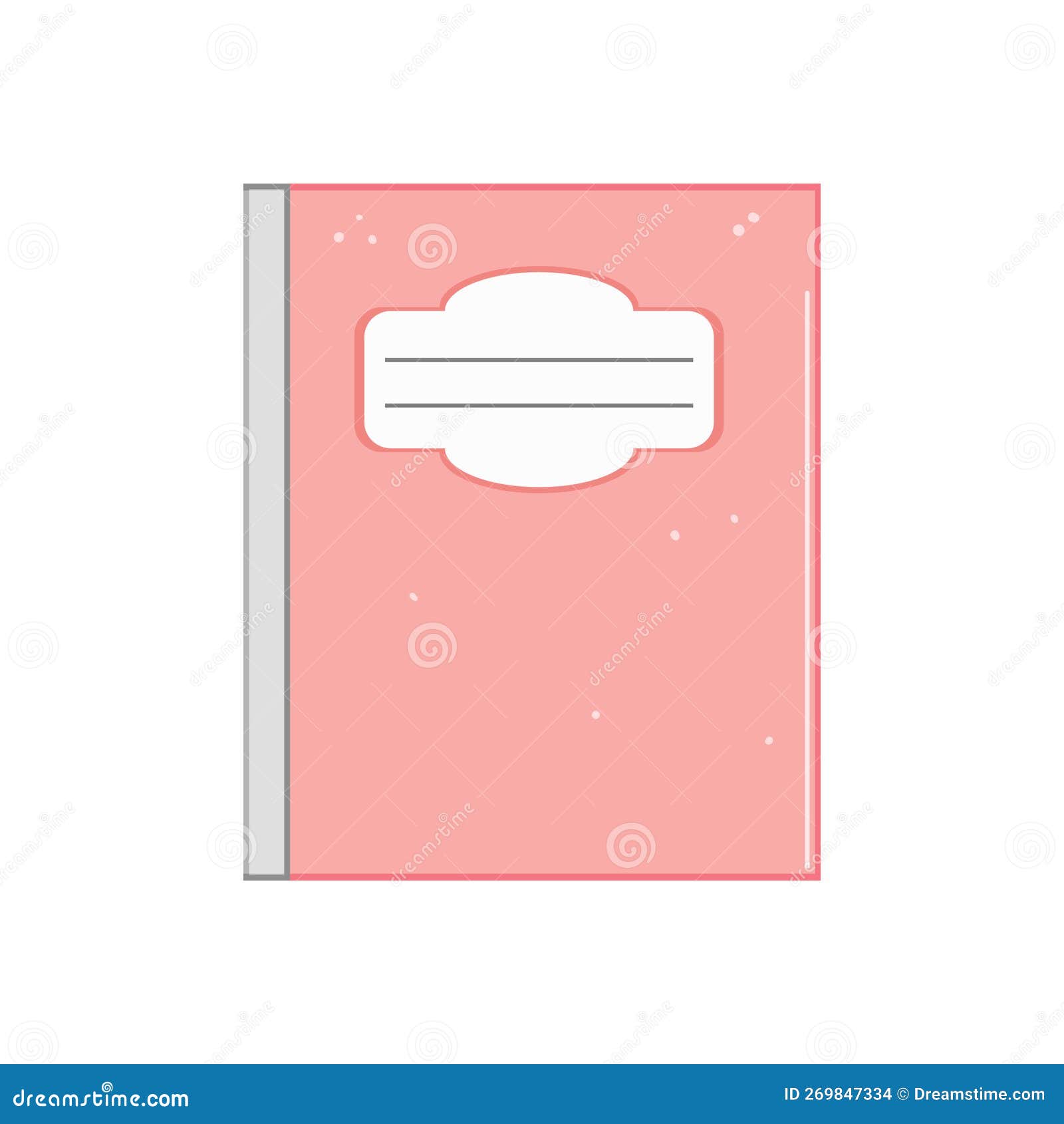 Page Notebook Cartoon Vector Illustration Stock Vector - Illustration ...