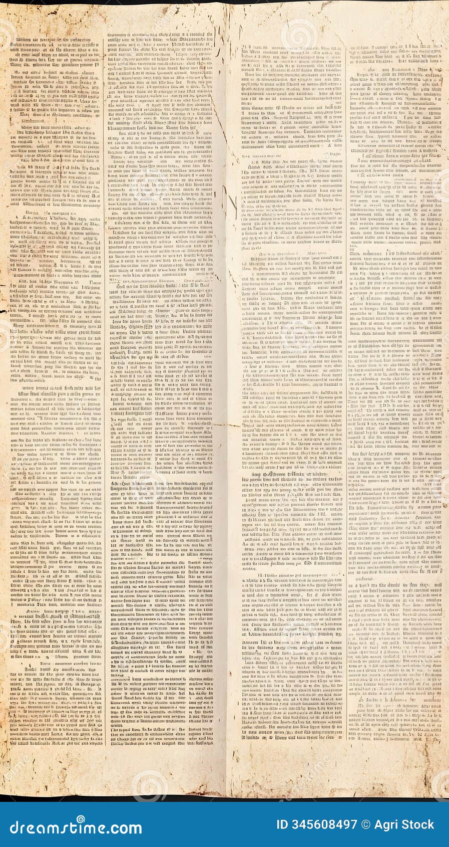 A Page from an Old Book with Text Written in Black Ink Stock ...