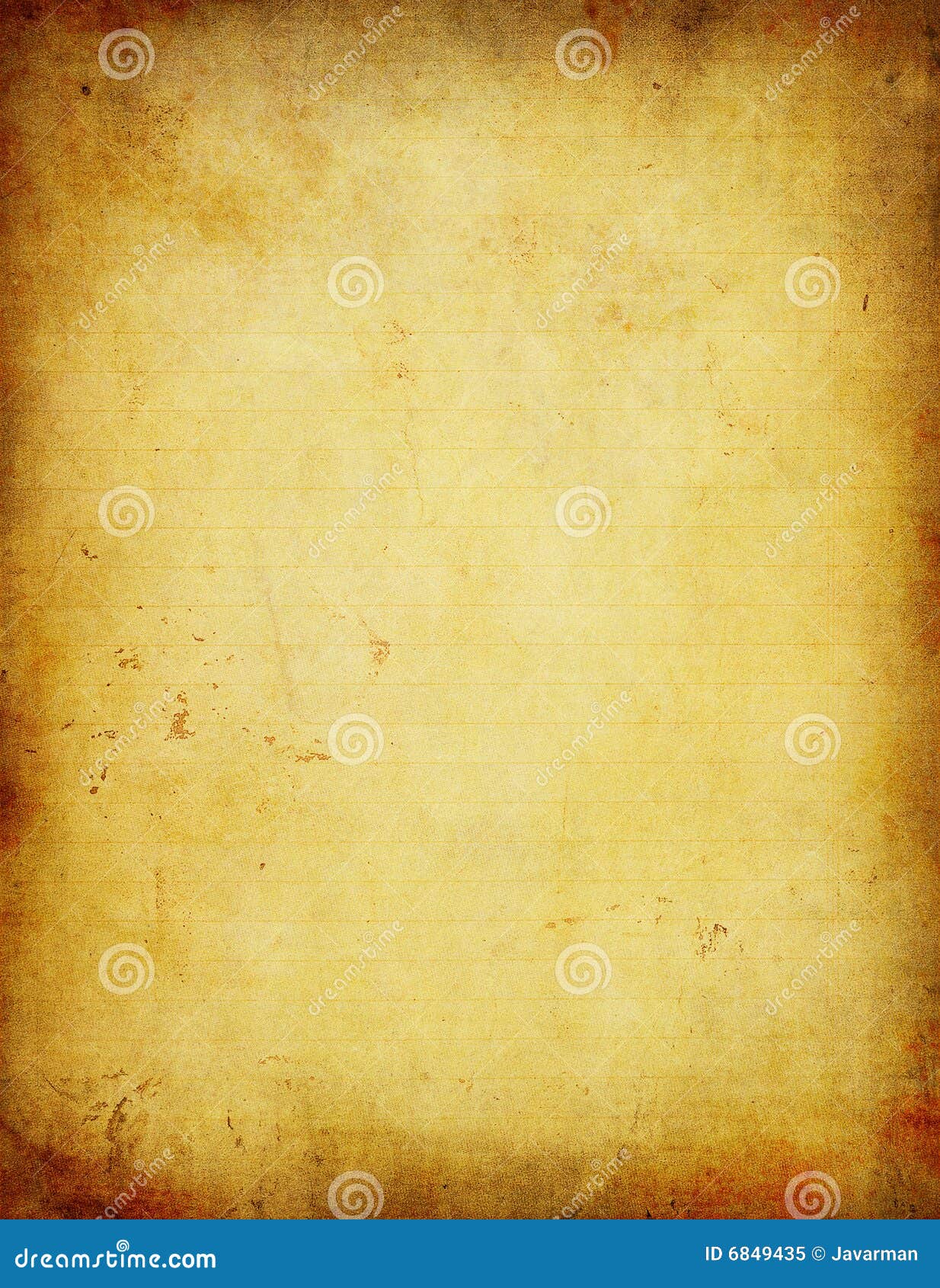 Page from Old Grunge Notebook Stock Illustration - Illustration of page ...