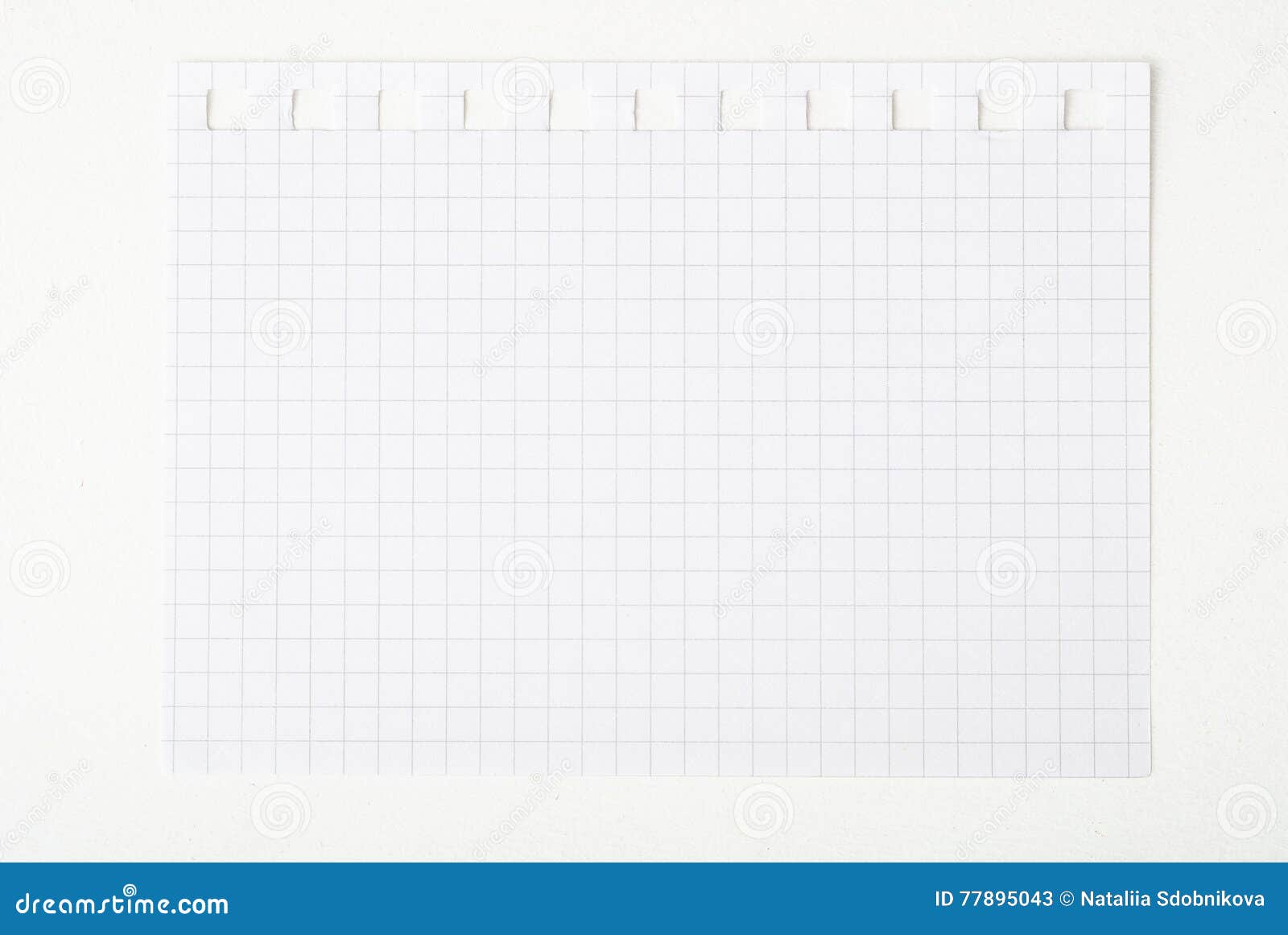 Page Ripped Off from the Notebook Stock Image - Image of binder ...