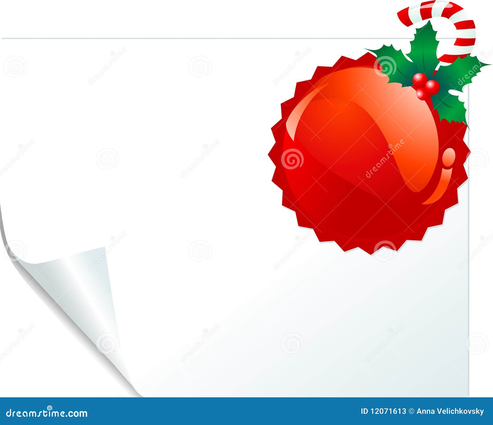 Page rouge d'emblème illustration stock. Illustration du carte - 12071613