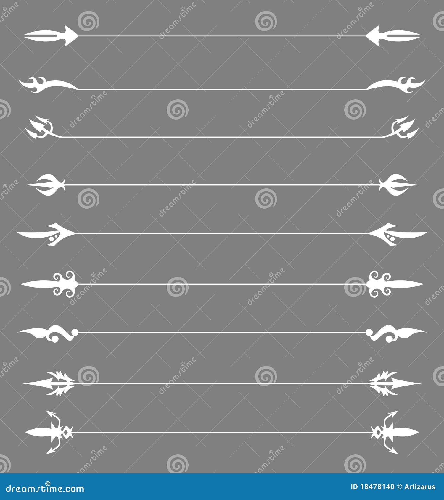 Page rules stock vector. Illustration of spear, lines - 18478140