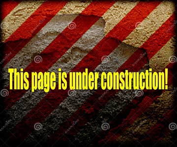 This Page is Under Construction! Stock Illustration - Illustration of ...