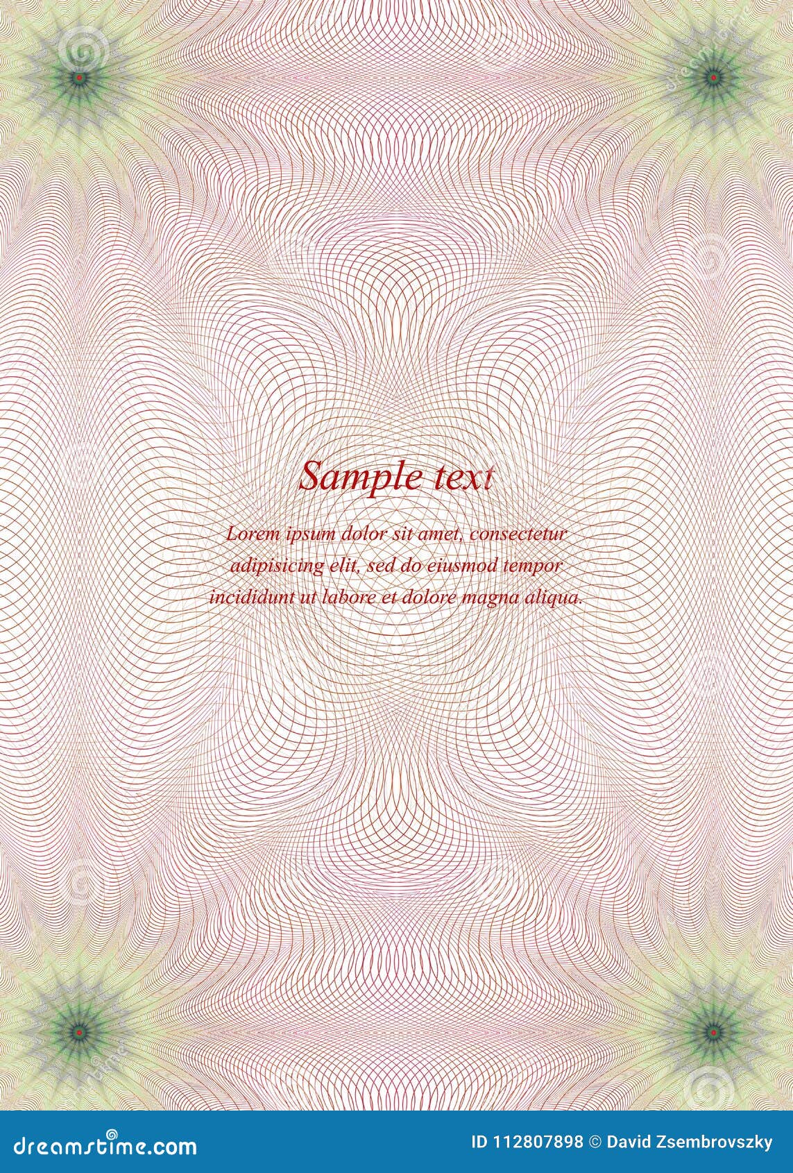 Page Watermark Design Template Stock Vector - Illustration of cover ...