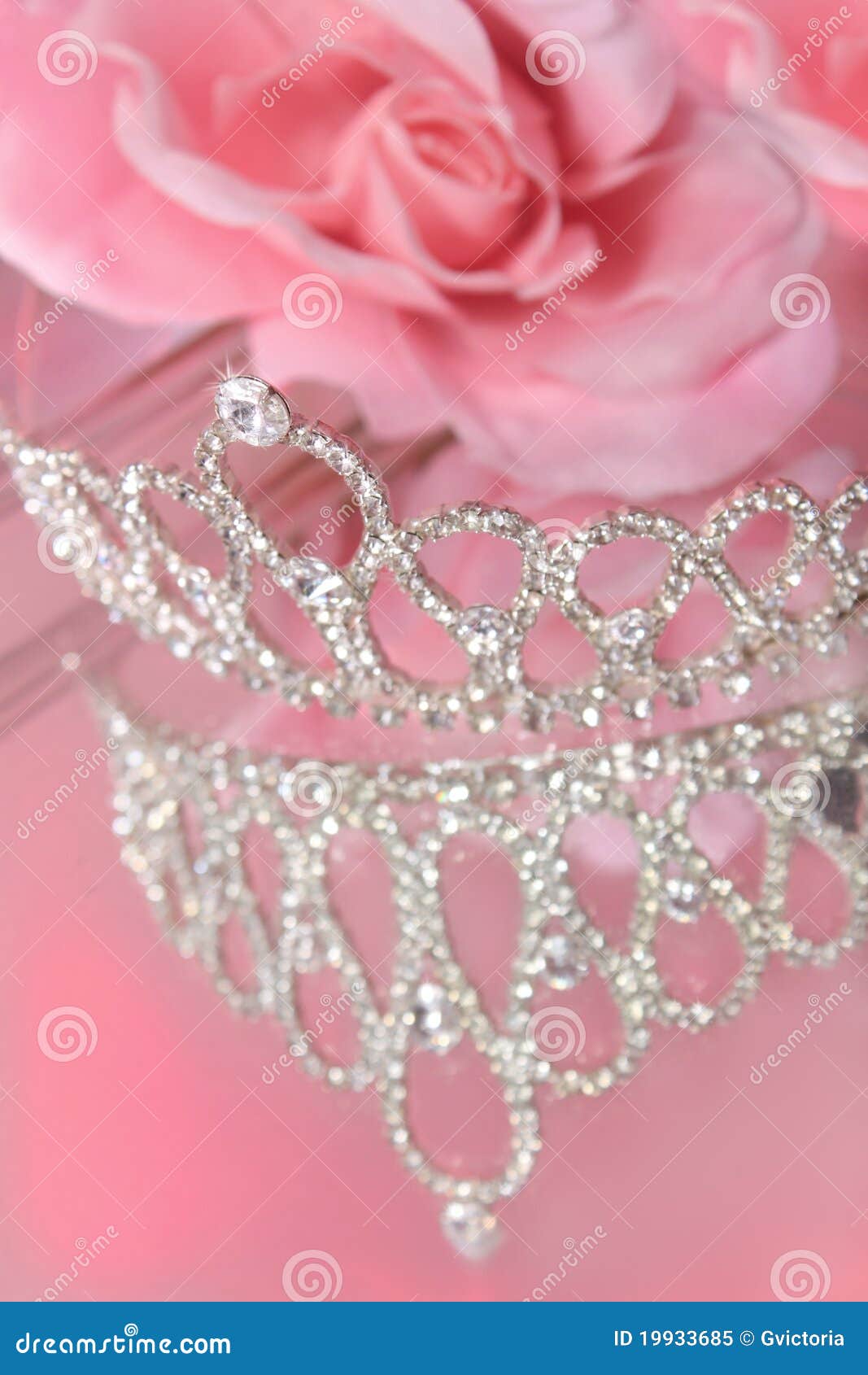 Pageant crown stock image. Image of pink, reflection - 19933685