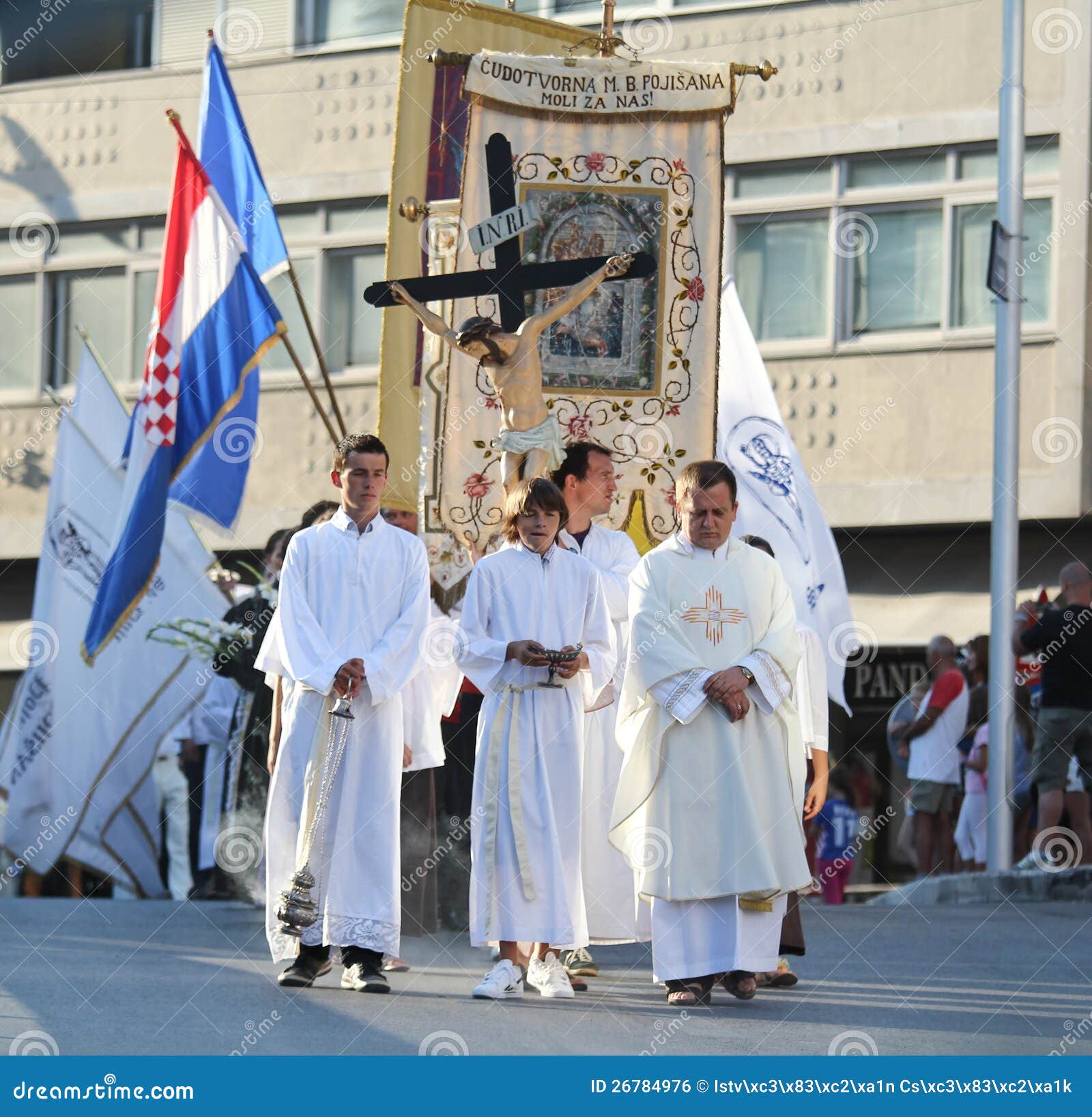 Pageantry for Assumption of Mary Editorial Photo - Image of celebration ...