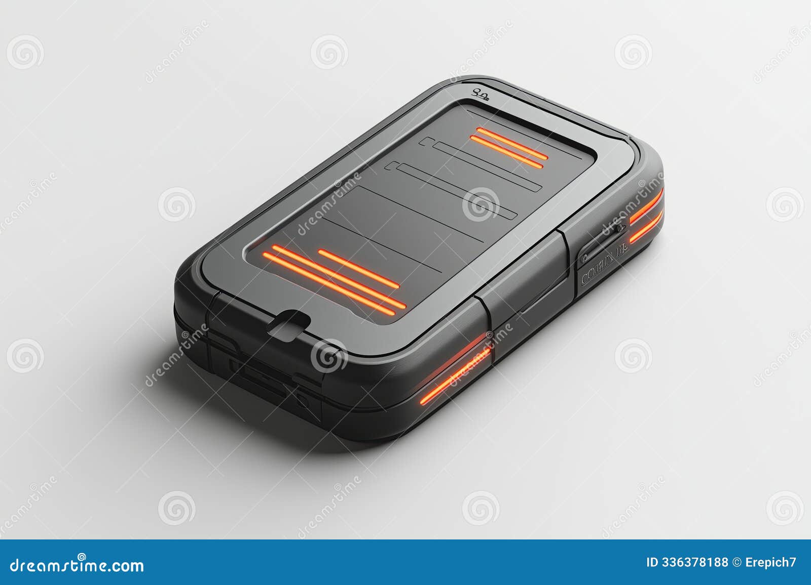 Pager, Beeper Mockup on White Background Stock Photo - Image of gadget ...