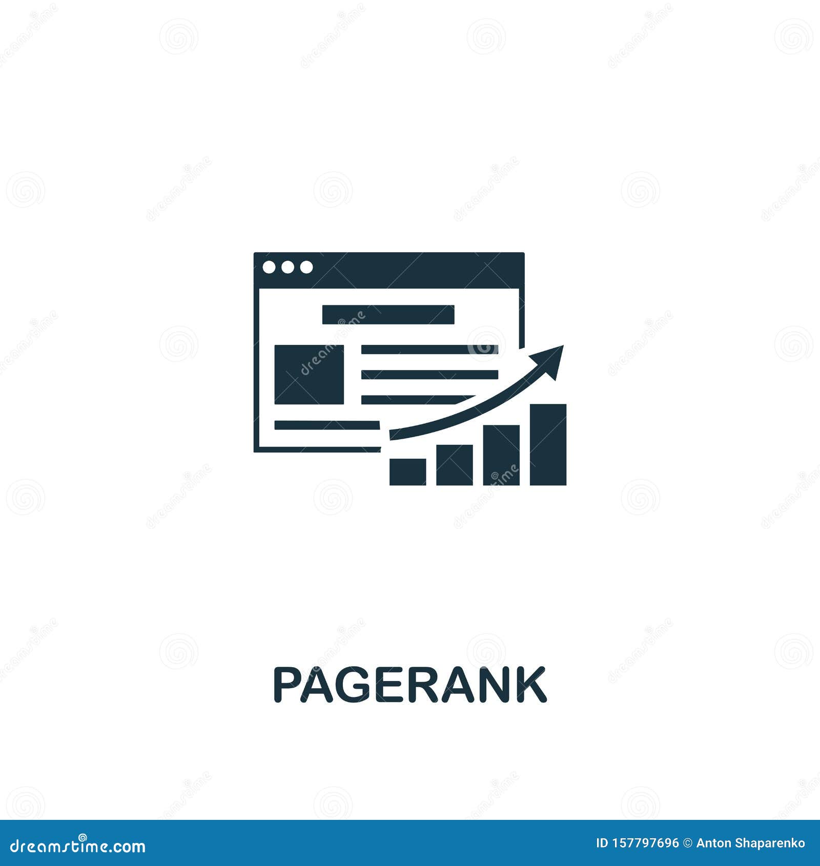 Pagerank Icon. Creative Element Design from Content Icons Collection ...
