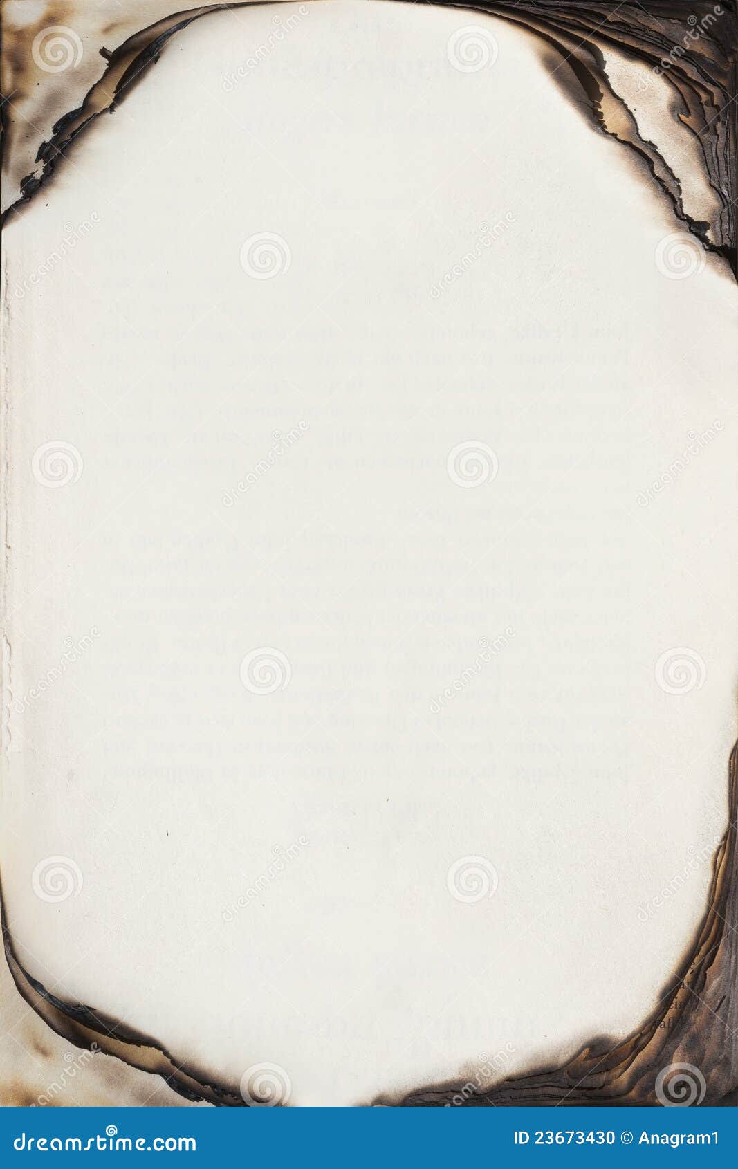 Pages with burnt edges stock photo. Image of shot, studio - 23673430