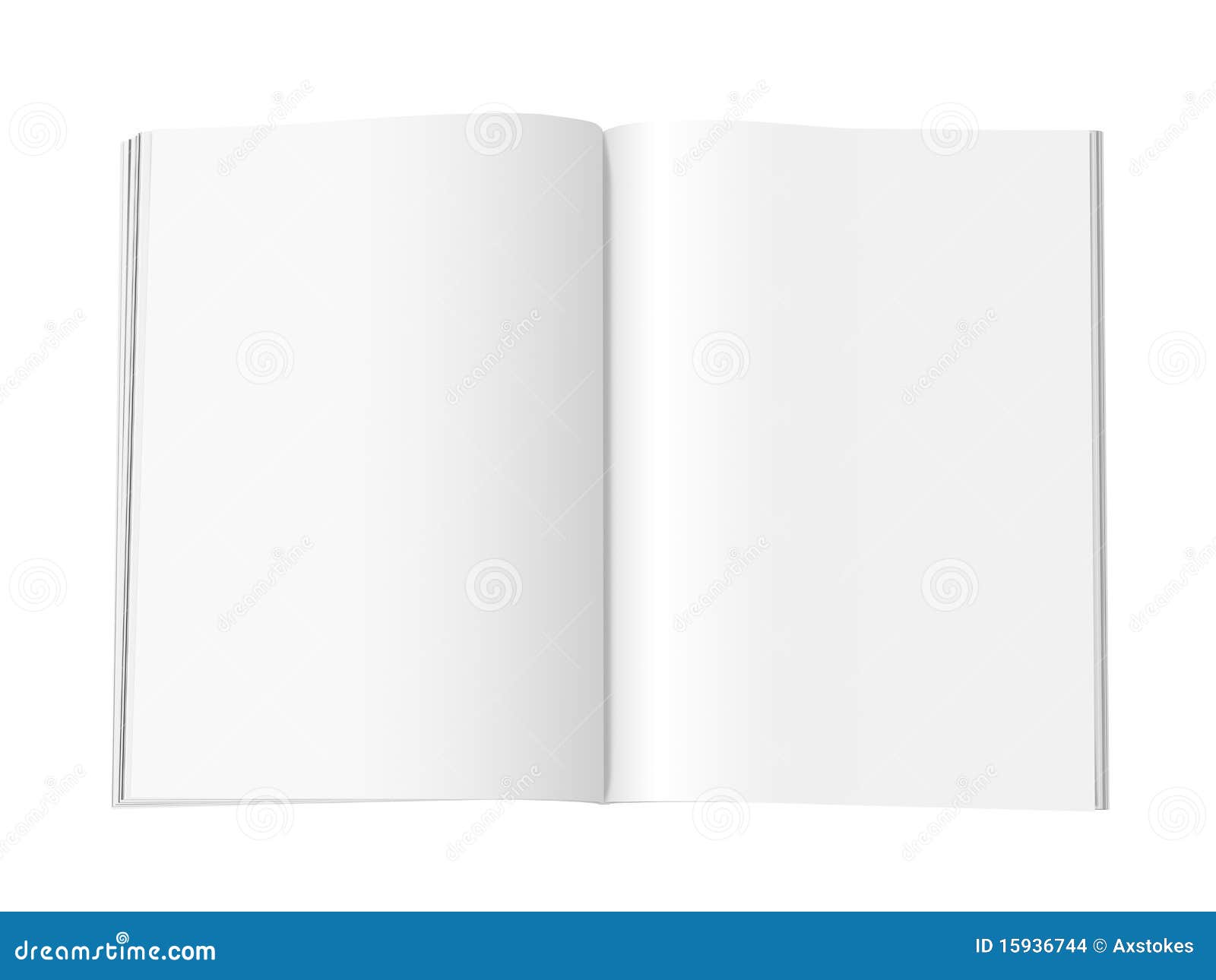 Pages De Magazine Blanc - XL Illustration Stock - Illustration du page ...