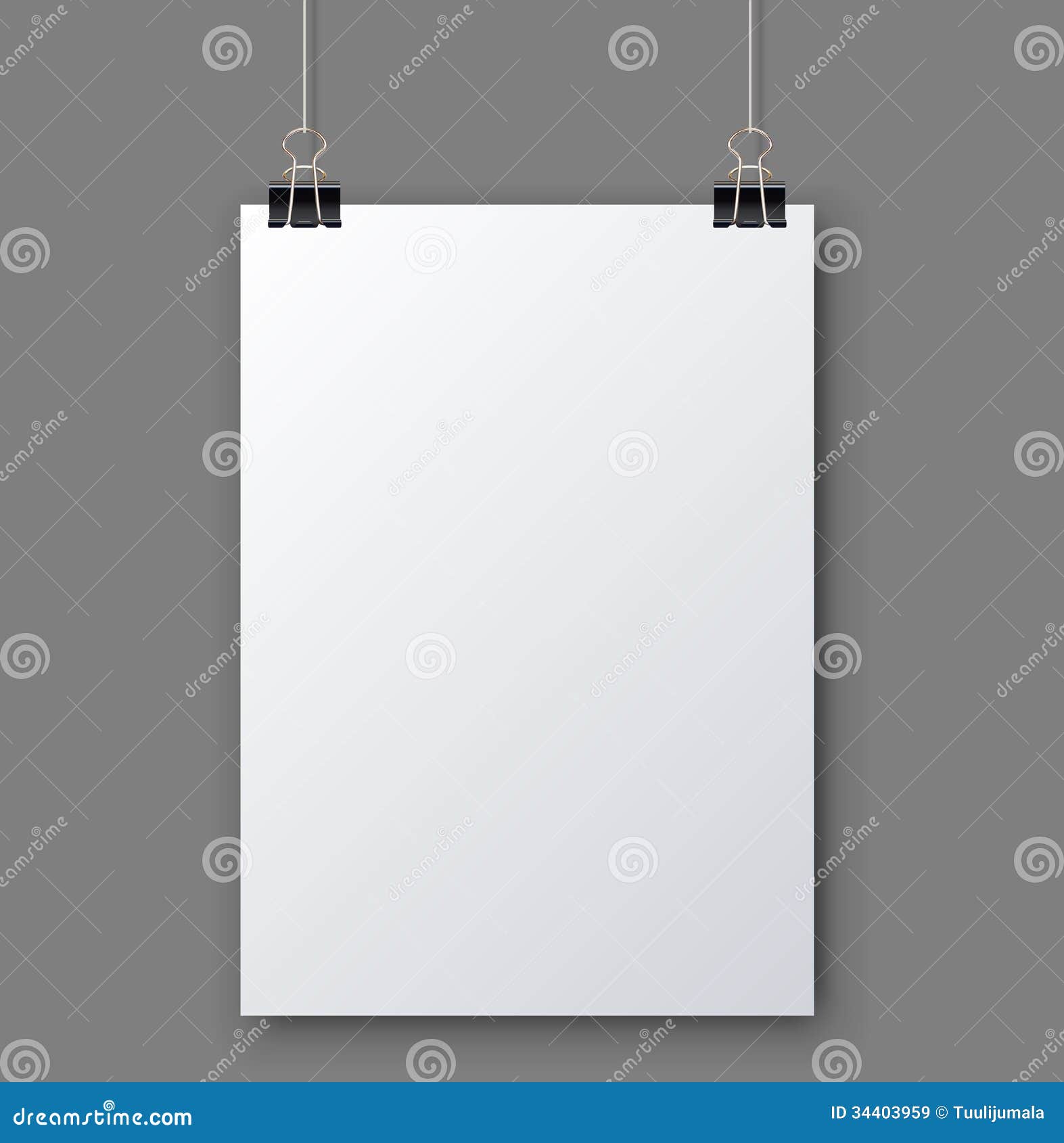 Pagina bianca in bianco illustrazione vettoriale. Illustrazione di ...