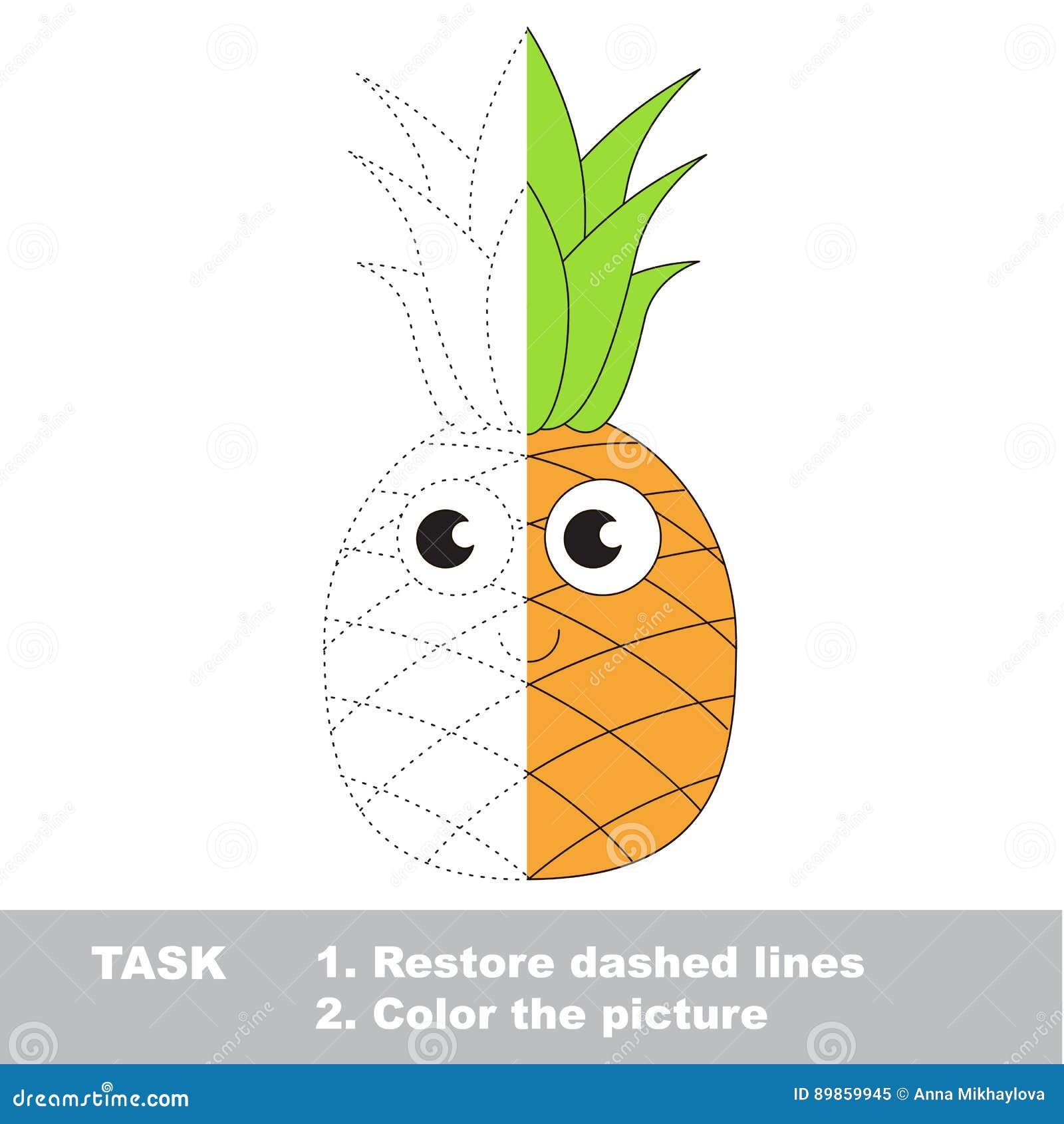 Pagina da finire illustrazione vettoriale. Illustrazione di isolato ...